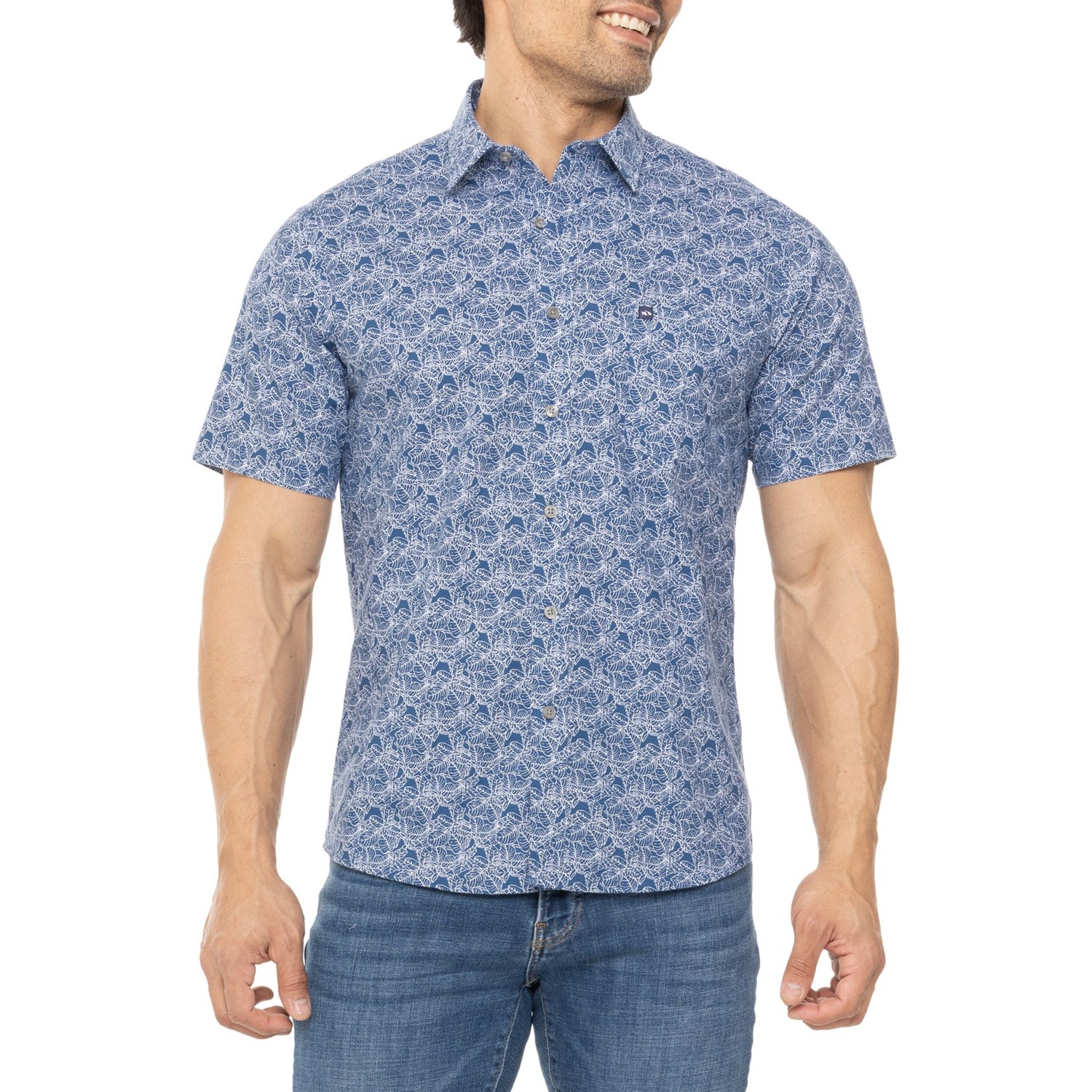 Fish Hippie Rumfront Shirt - Short Sleeve - Save 81%
