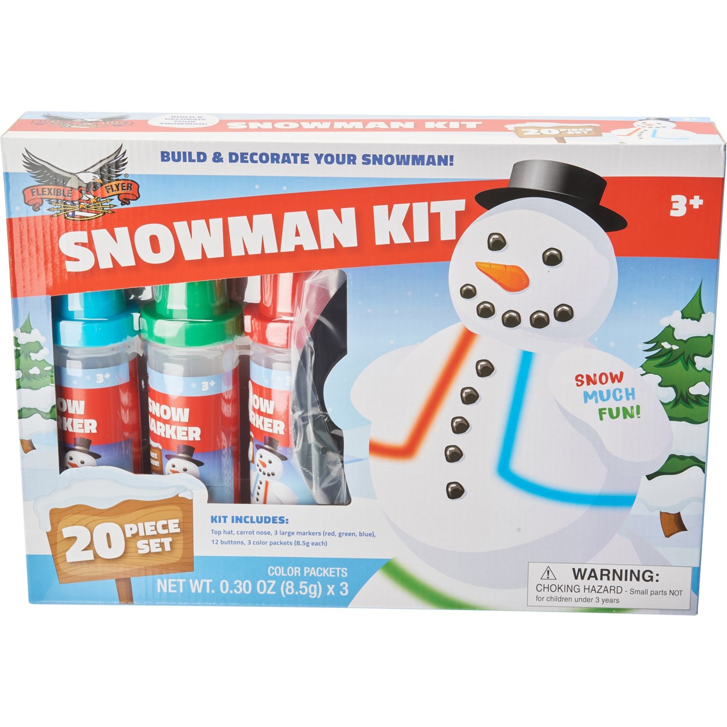 Flexible Flyer Snowman Kit - 20-Piece - Save 25%
