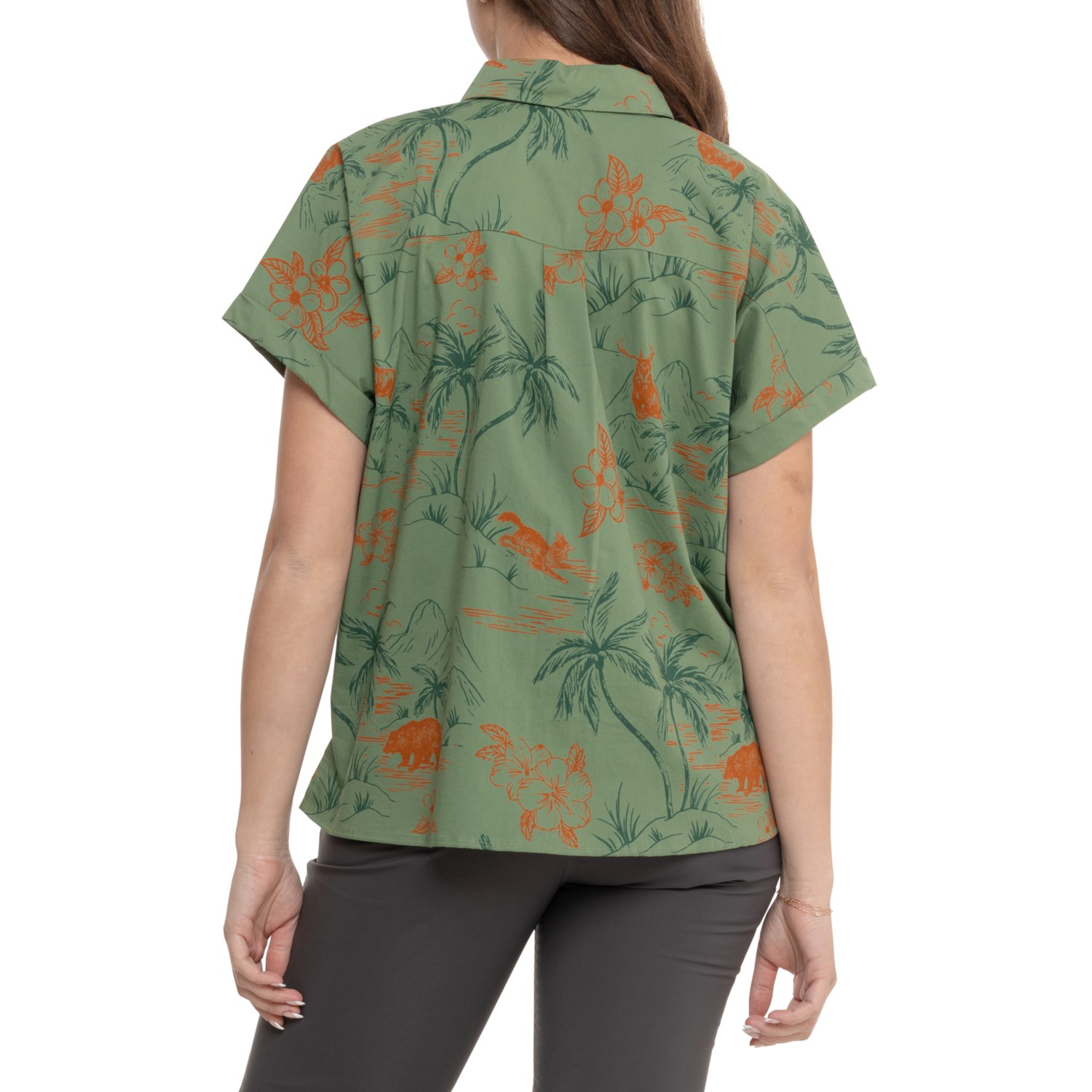 Flylow Around Town Shirt - Short Sleeve - Save 73%