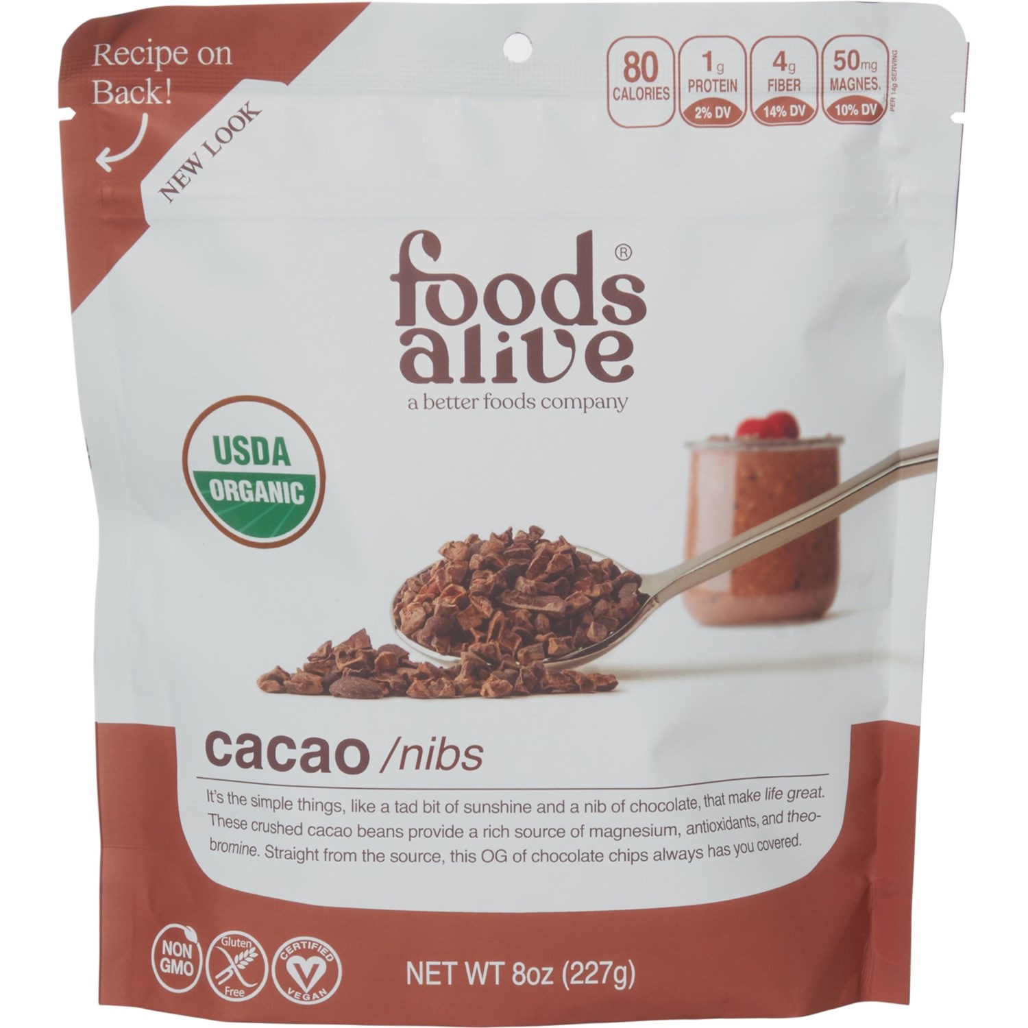 Foods Alive Cacao Nibs - 8 oz. - Save 22%