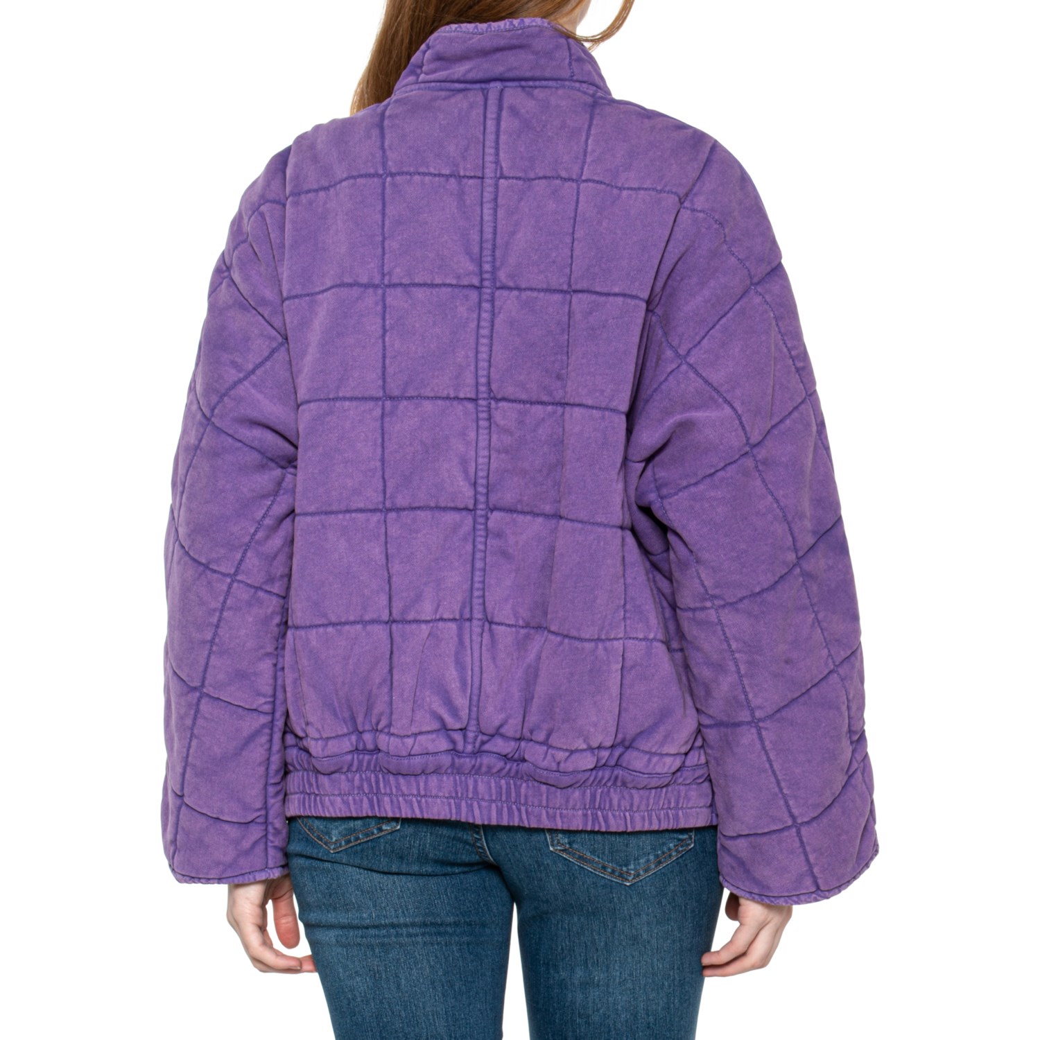 Free People Dolman Quilted Knit Jacket (For Women) - Save 80%