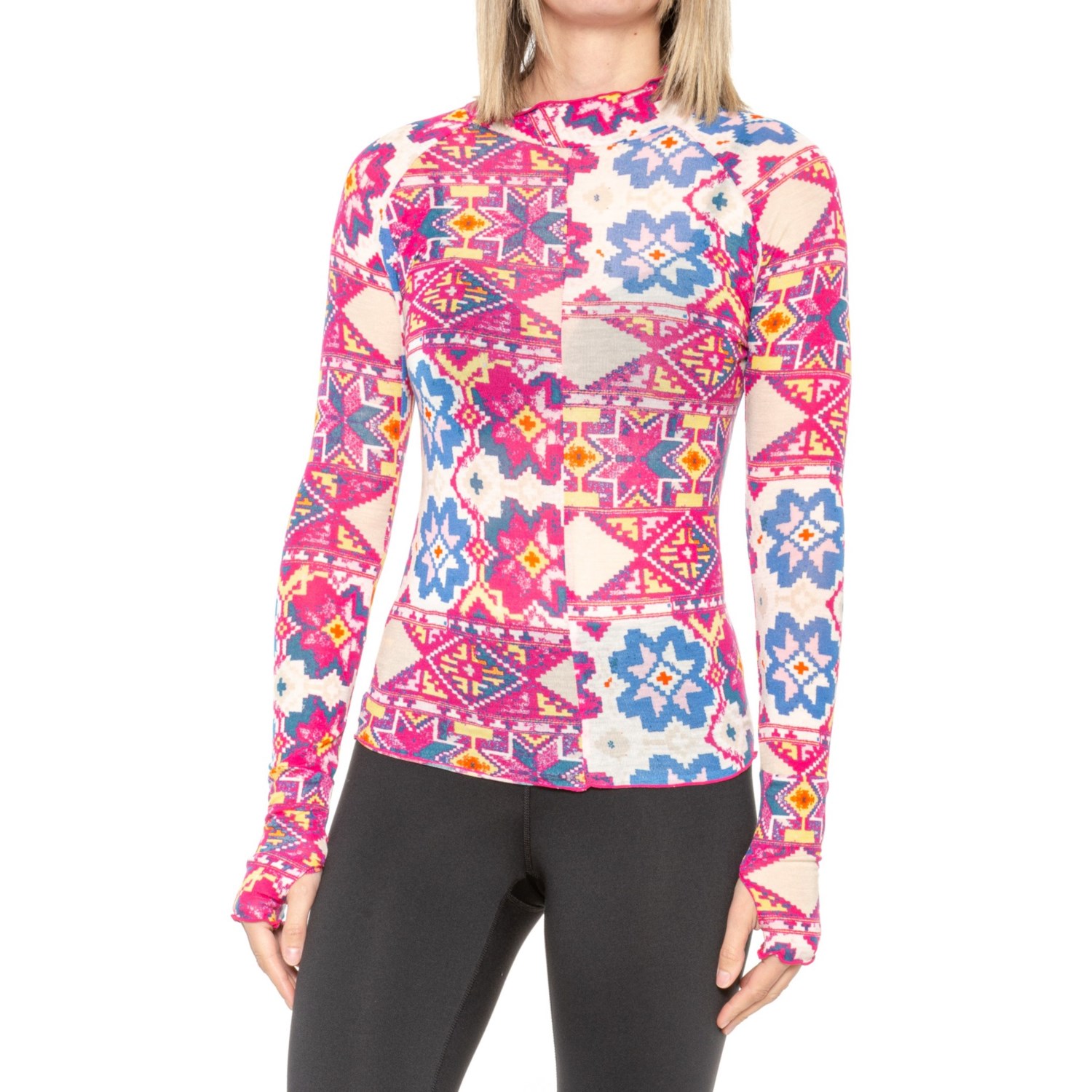 Free People Movement Printed High Jump Shirt (For Women) - Save 62%