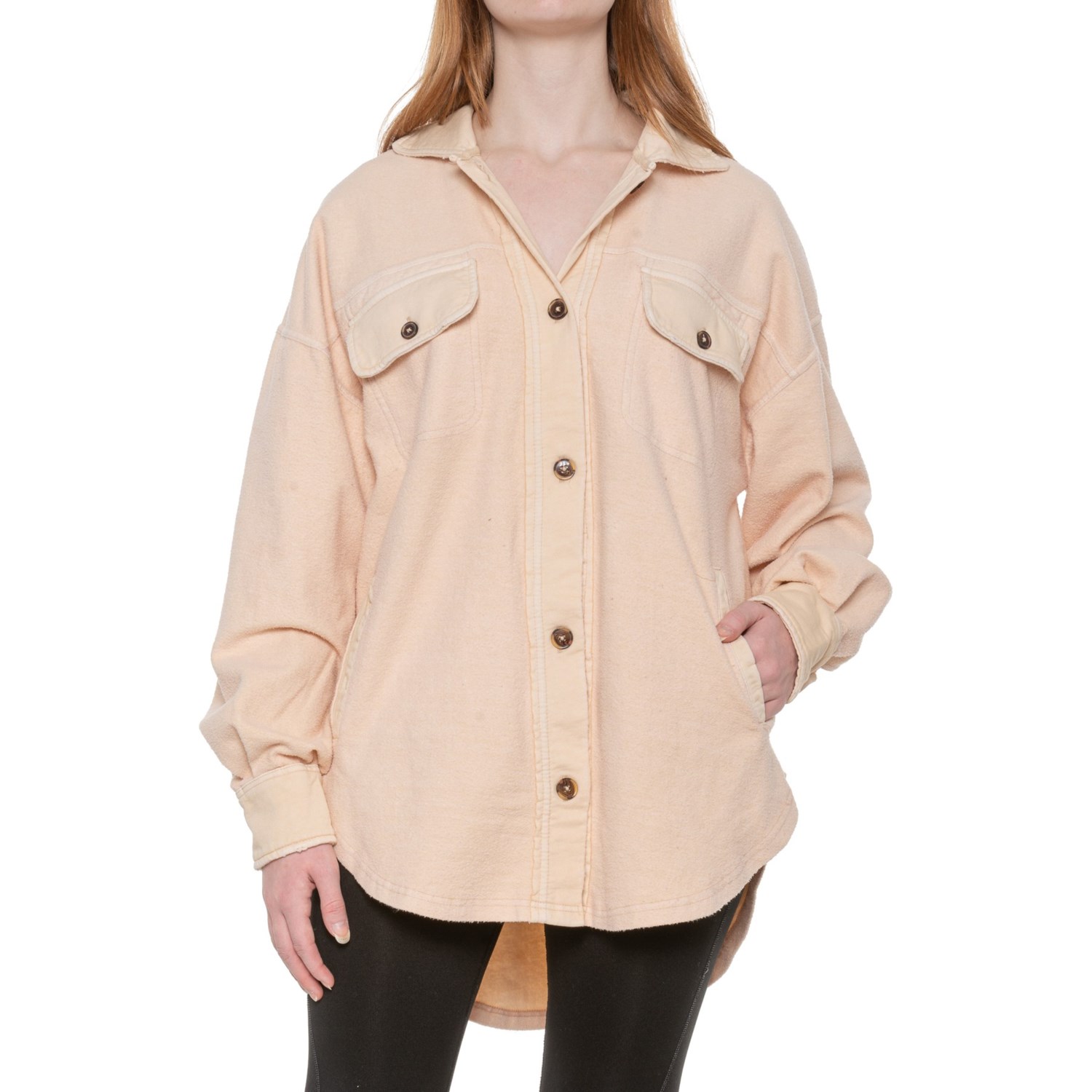 Free People Ruby Shacket Shirt Jacket (For Women) - Save 50%
