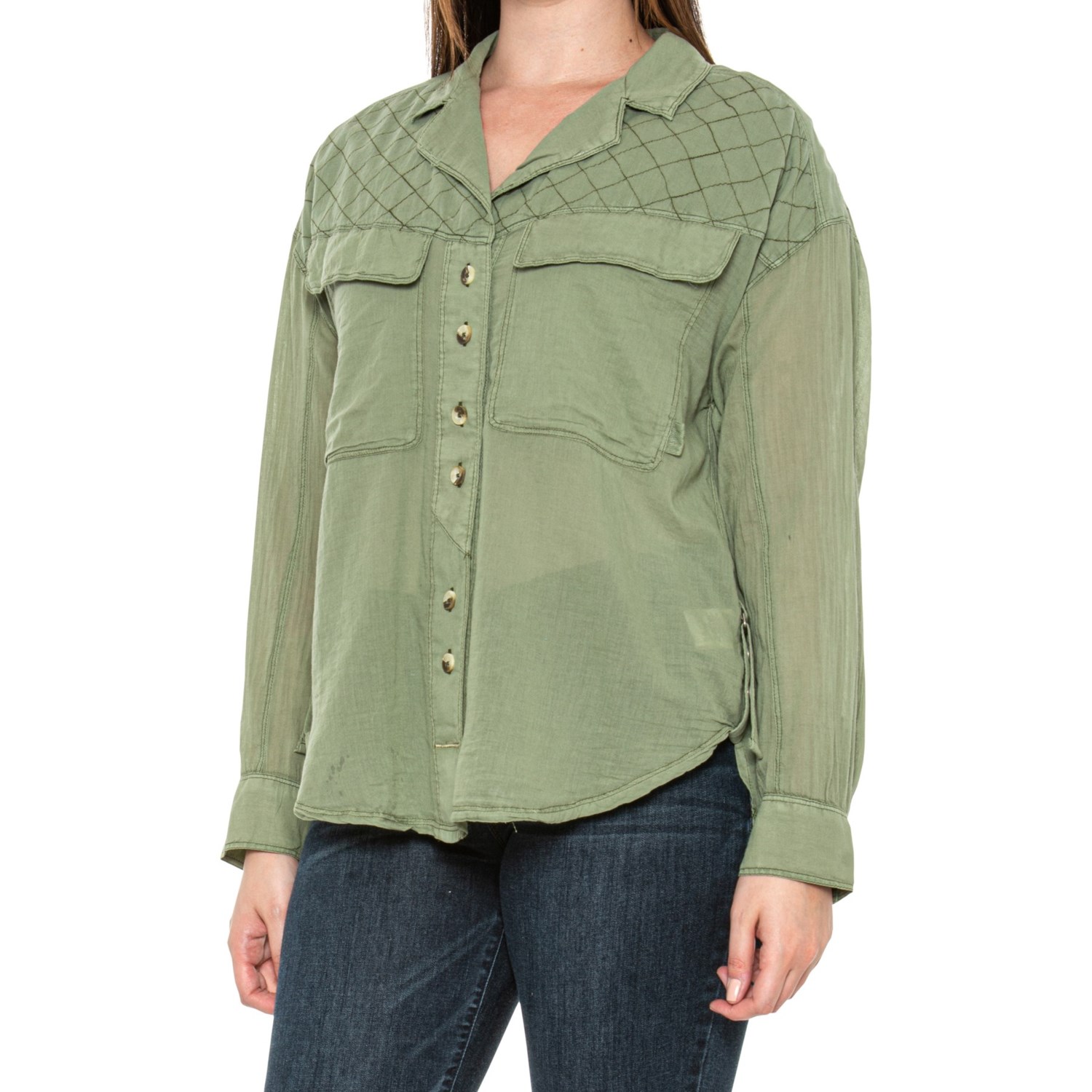 Free People Silver Lining Top (For Women) - Save 84%