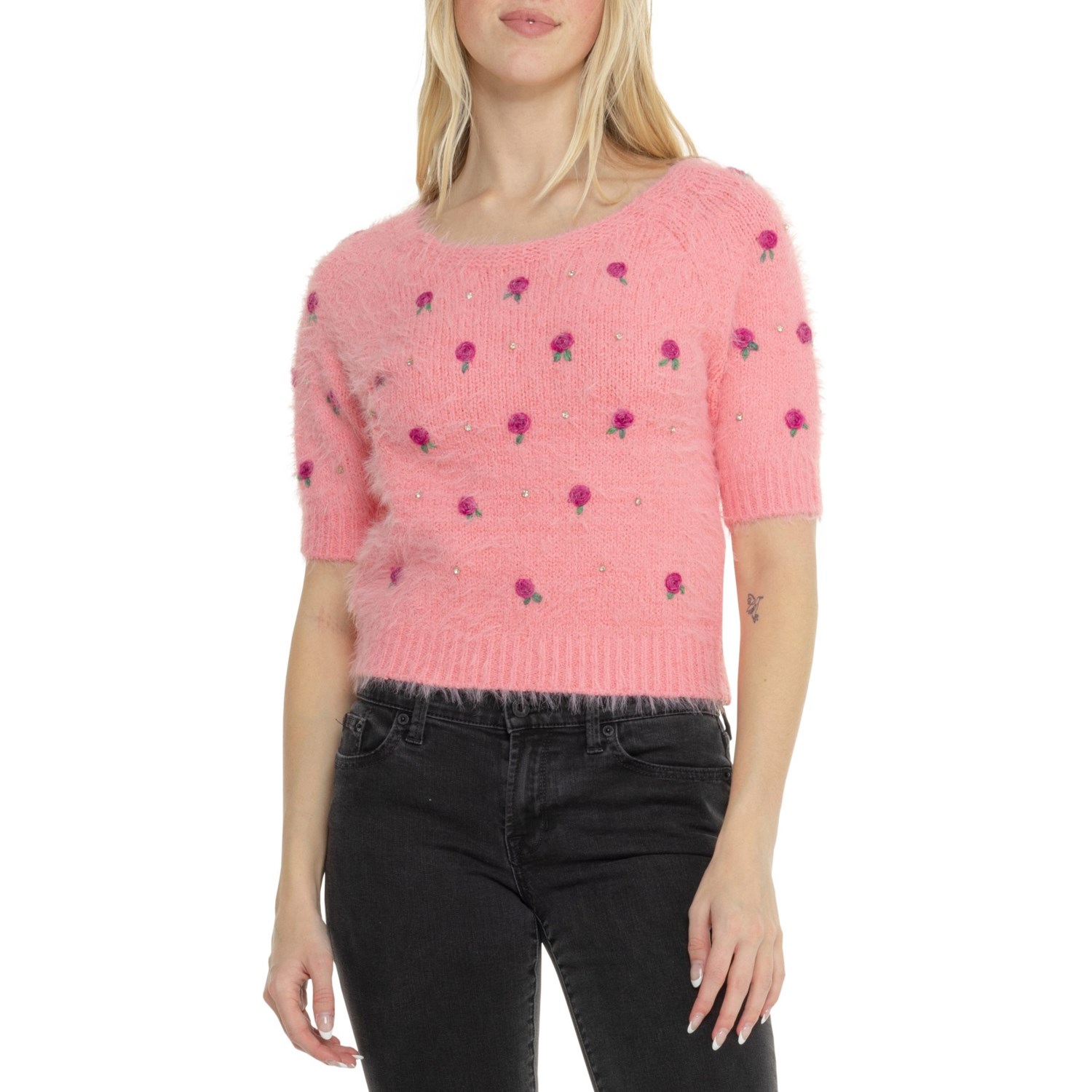 Free People Winter Blooms Sweater - Save 78%