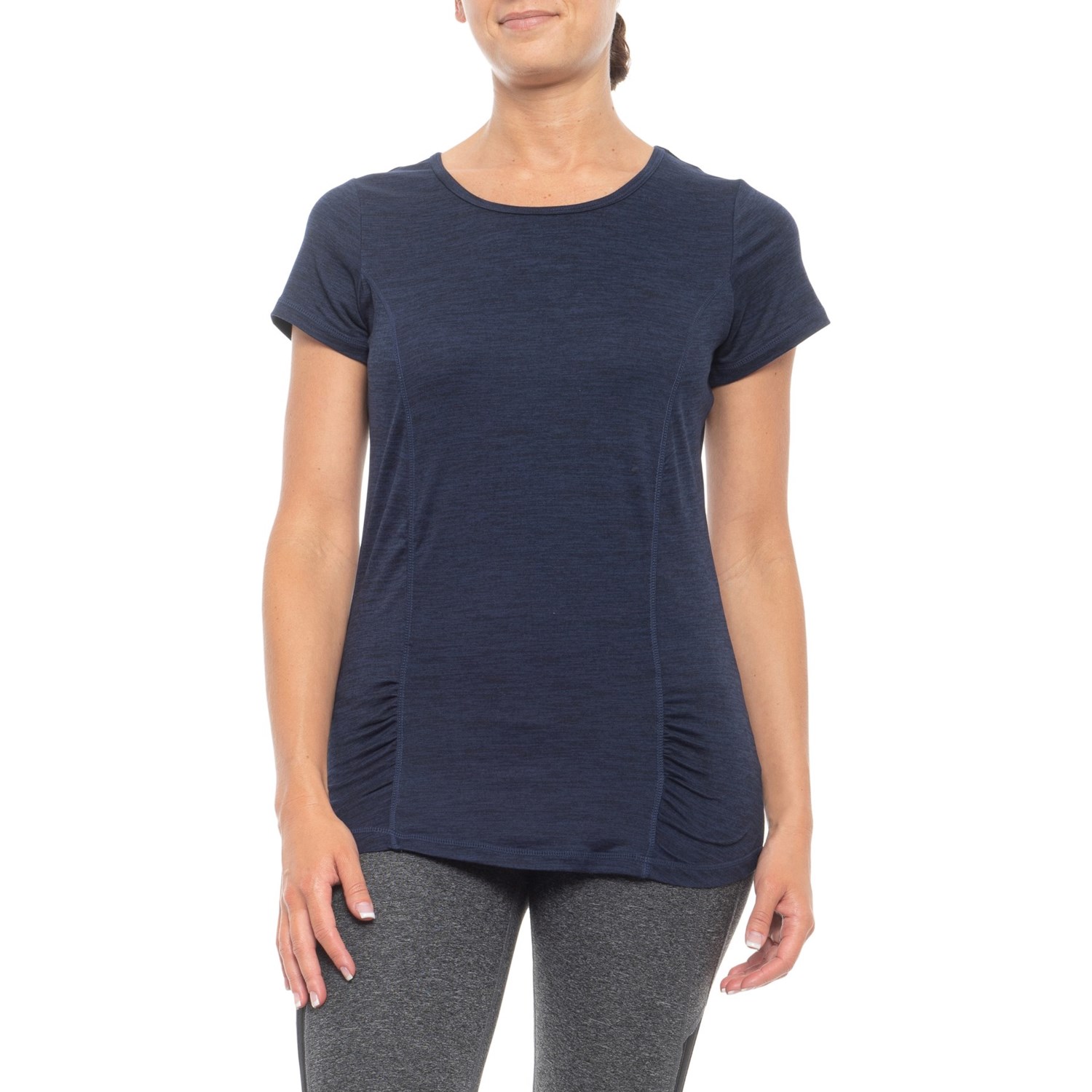 Gaiam Open Back Energy T-Shirt (For Women) - Save 40%