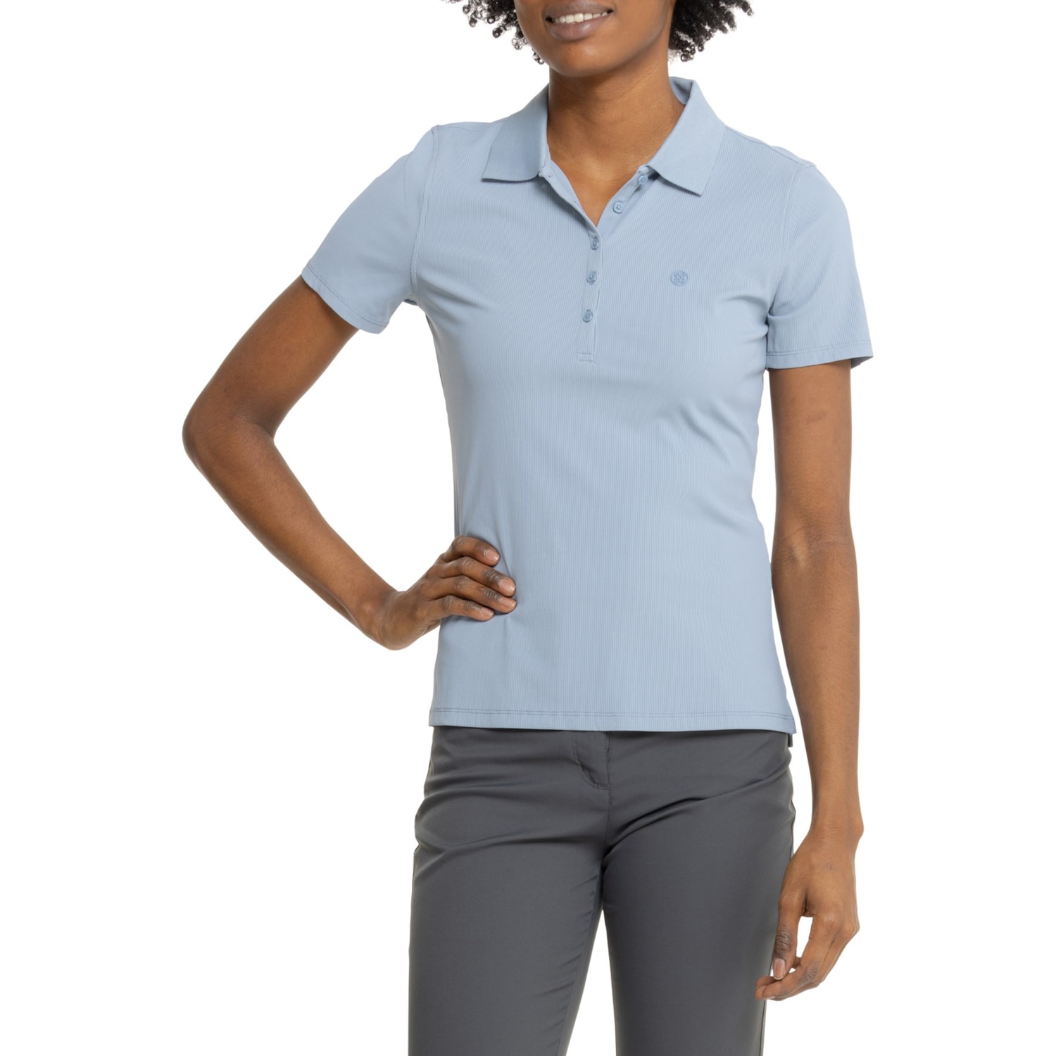 G/FORE Tech Ribbed Polo Shirt - Short Sleeve - Save 42%