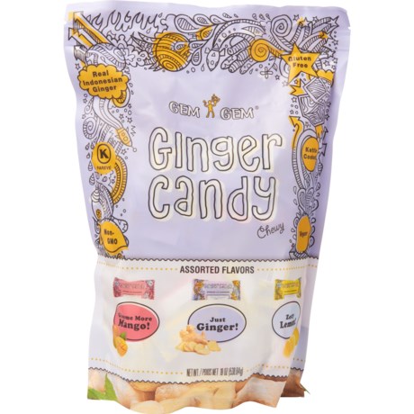 Gem Gem Assorted Chewy Ginger Candy - 19 oz. - Save 30%