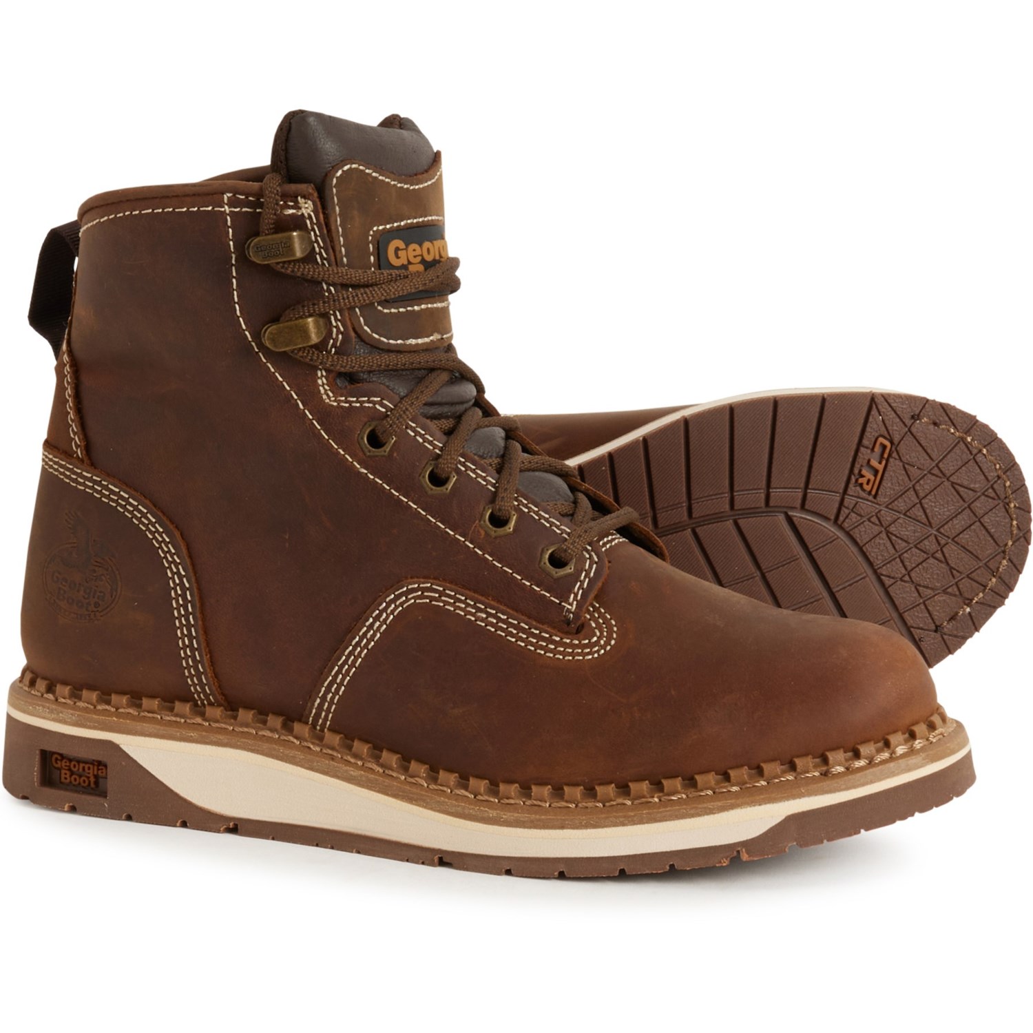 Georgia Boot Amp LT Wedge Work Boots (For Women) - Save 56%