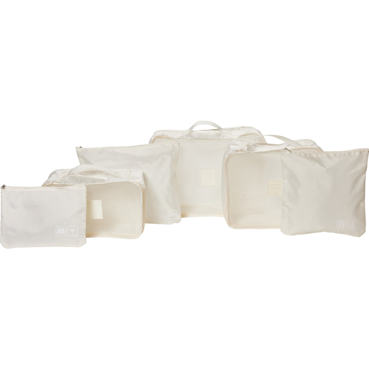 GFORCE Ultimate Traveling Packing Cube Set - 6-Piece, Cashmere Hue ...