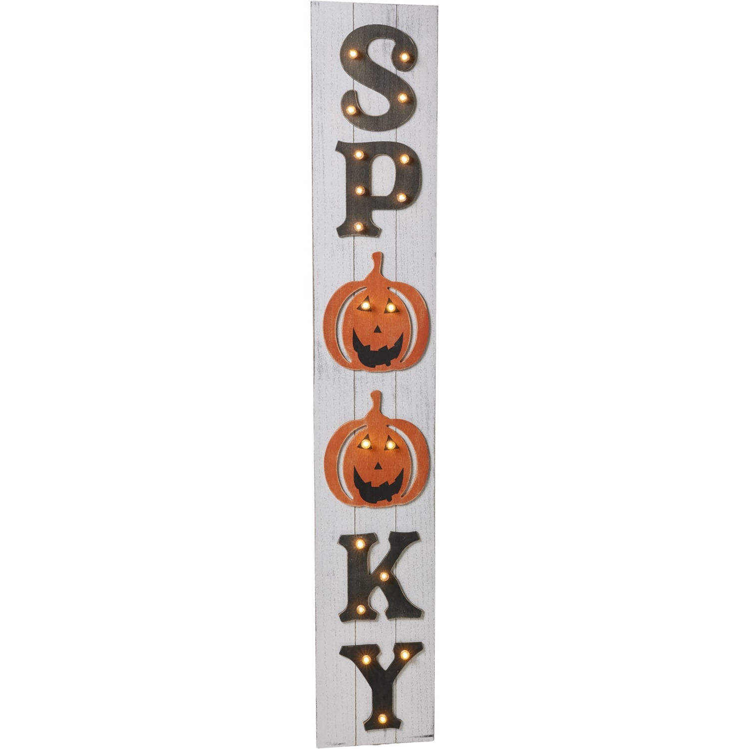 Ghoulish 7.75x47.25” Spooky LED Wall Art - Save 33%