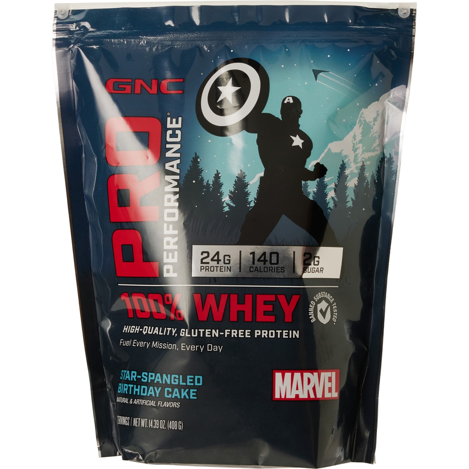 GNC Pro Performance 100% Whey Star-Spangled Birthday Cake Protein ...