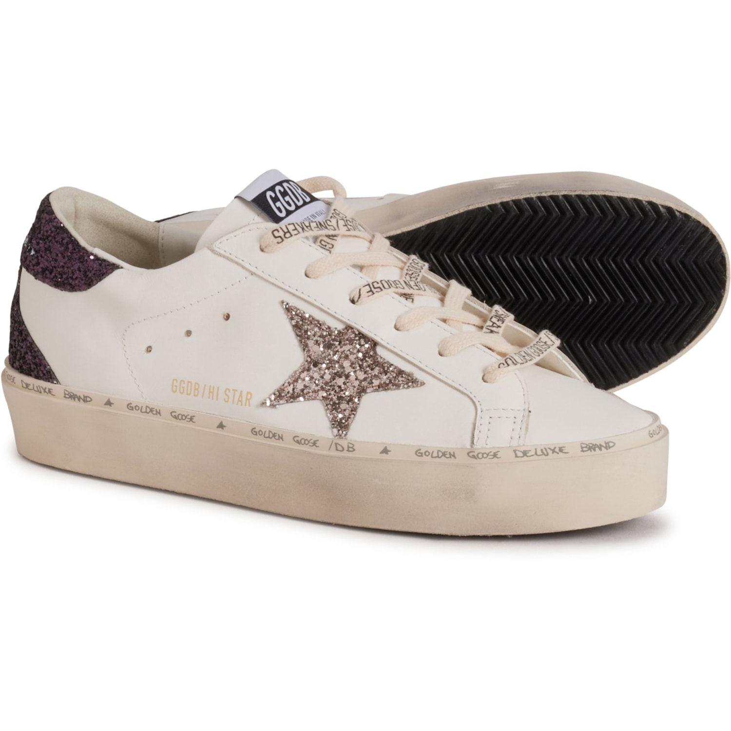 GOLDEN GOOSE Made in Italy Hi-Star Sneakers Running Sneakers (For Women ...