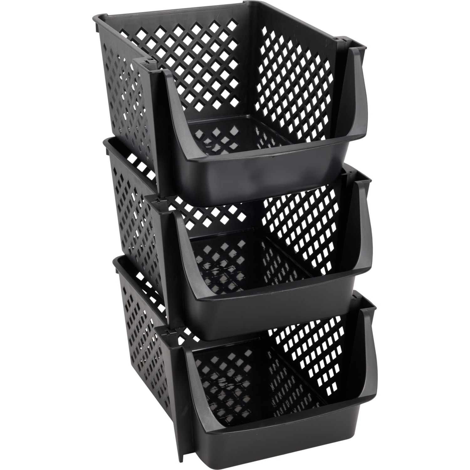 Goodyear Stackable Storage Bins - 3-Pack, 14x11x7” - Save 50%