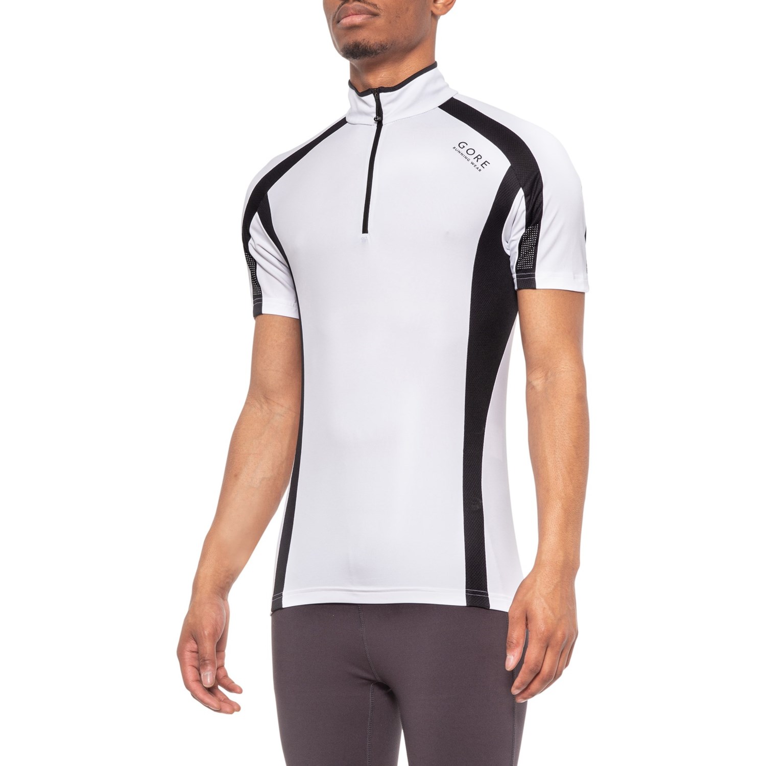 Gore Running Wear Air Zip Neck Shirt (For Men) - Save 68%