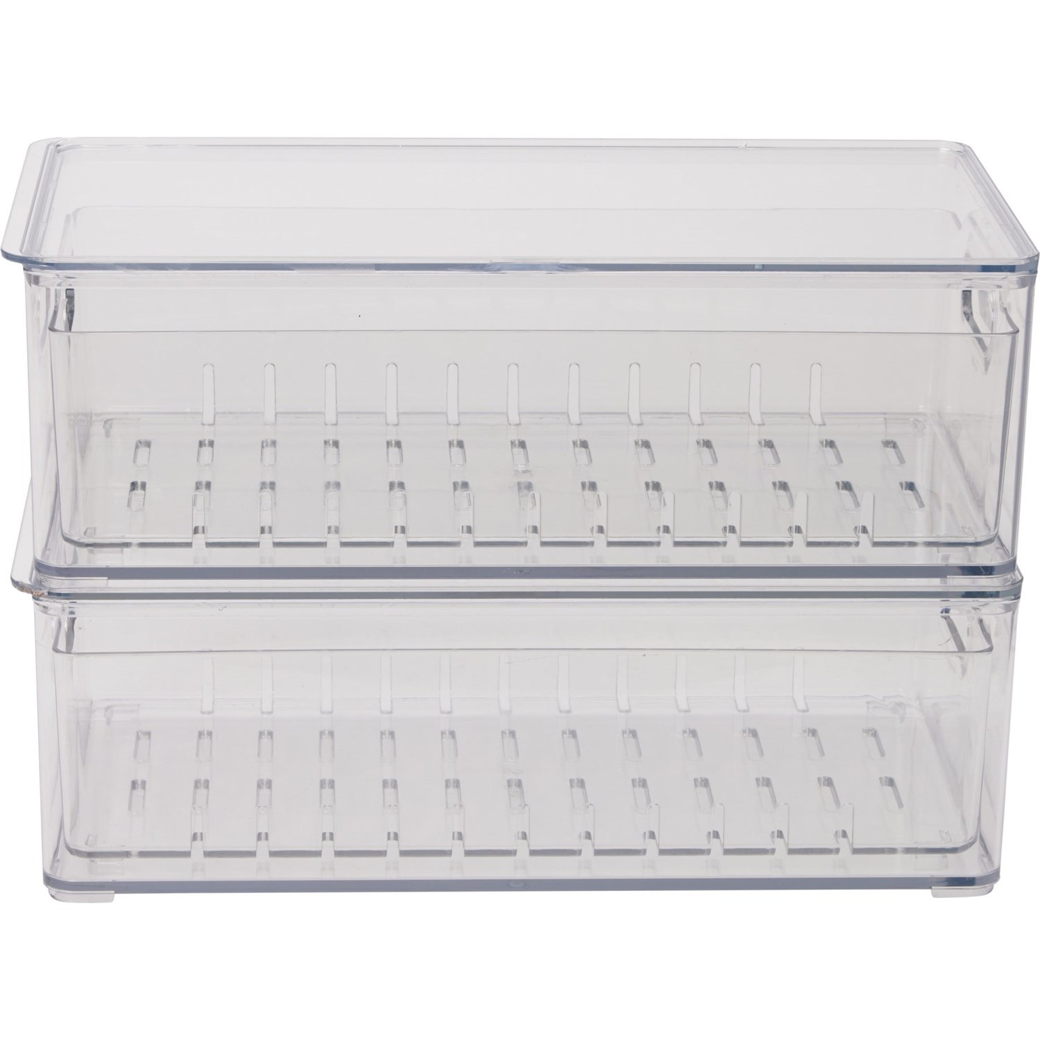 GOURMET HOME Produce Crisper Set - 2-Piece - Save 28%