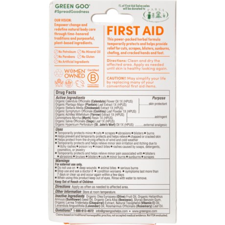 Green Goo First Aid Cream - 0.7 oz. - Save 33%