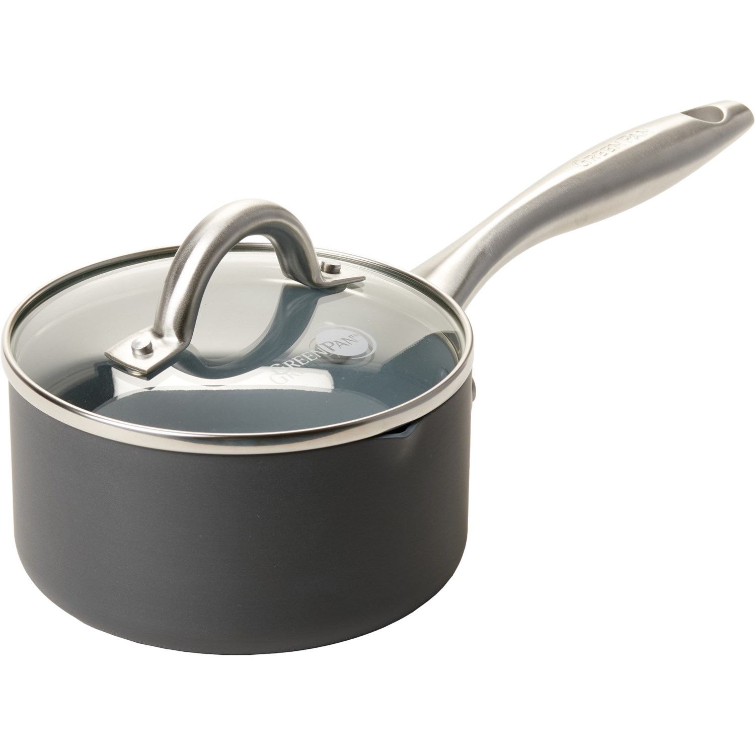 GreenPan Lima Ceramic Nonstick Saucepan with Lid - 1 qt. - Save 50%