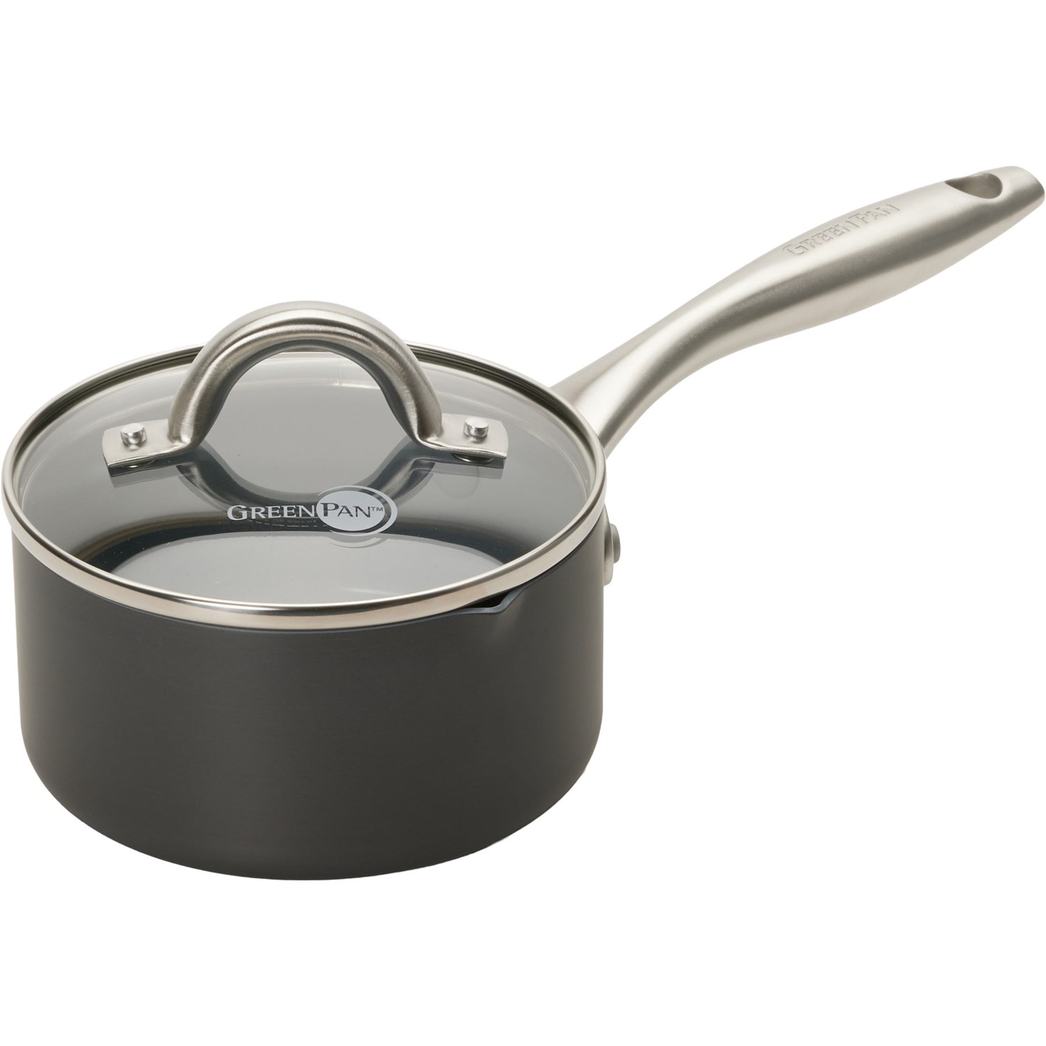 GreenPan Lima Healthy Ceramic Nonstick Sauce Pan with Lid - 1 qt ...