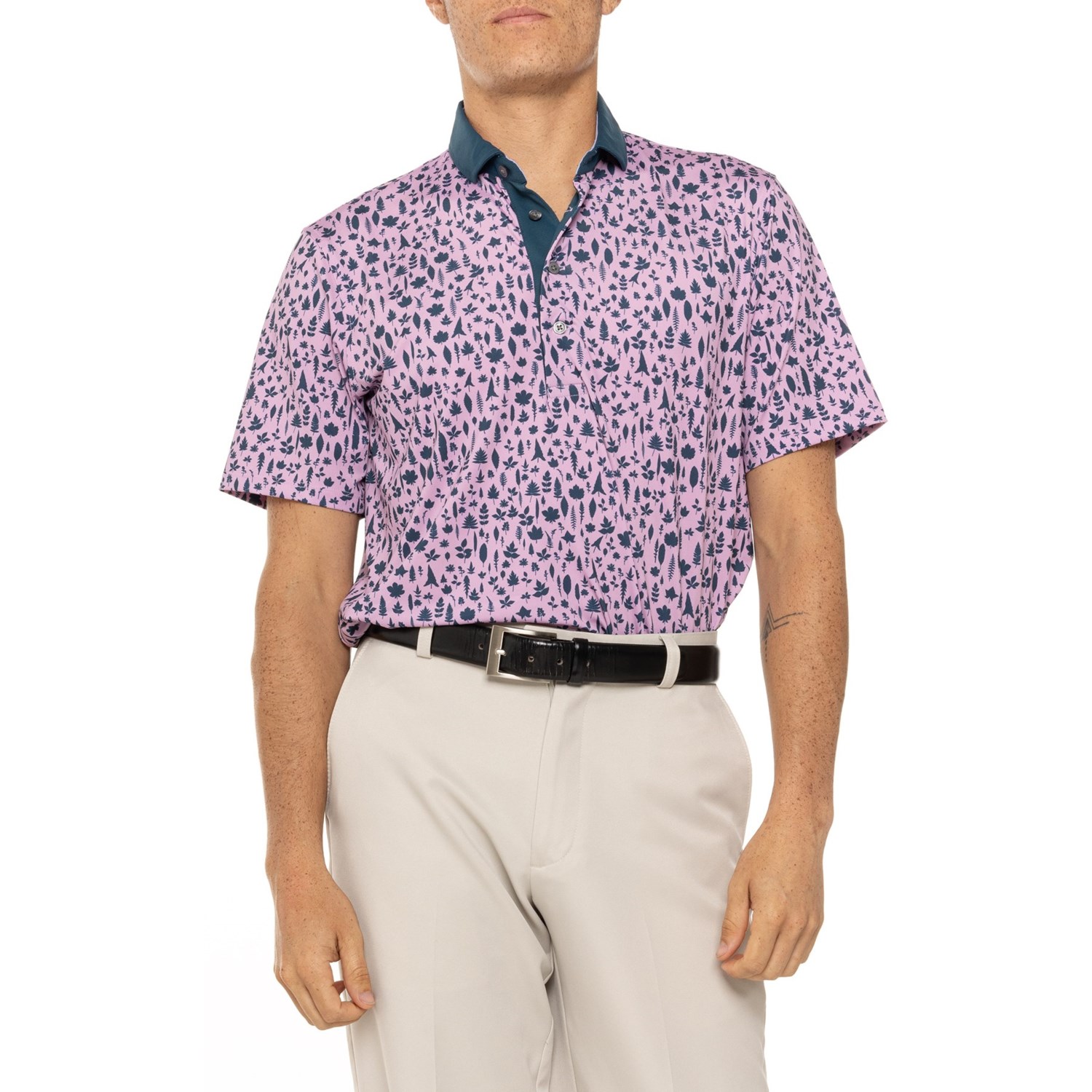 Greyson Magical Ferns Polo Shirt - Short Sleeve - Save 61%