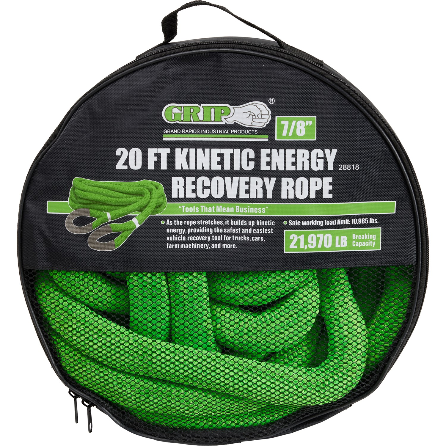 Grip-On Tools 7/8” Kinetic Energy Recovery Rope - 20’ - Save 42%