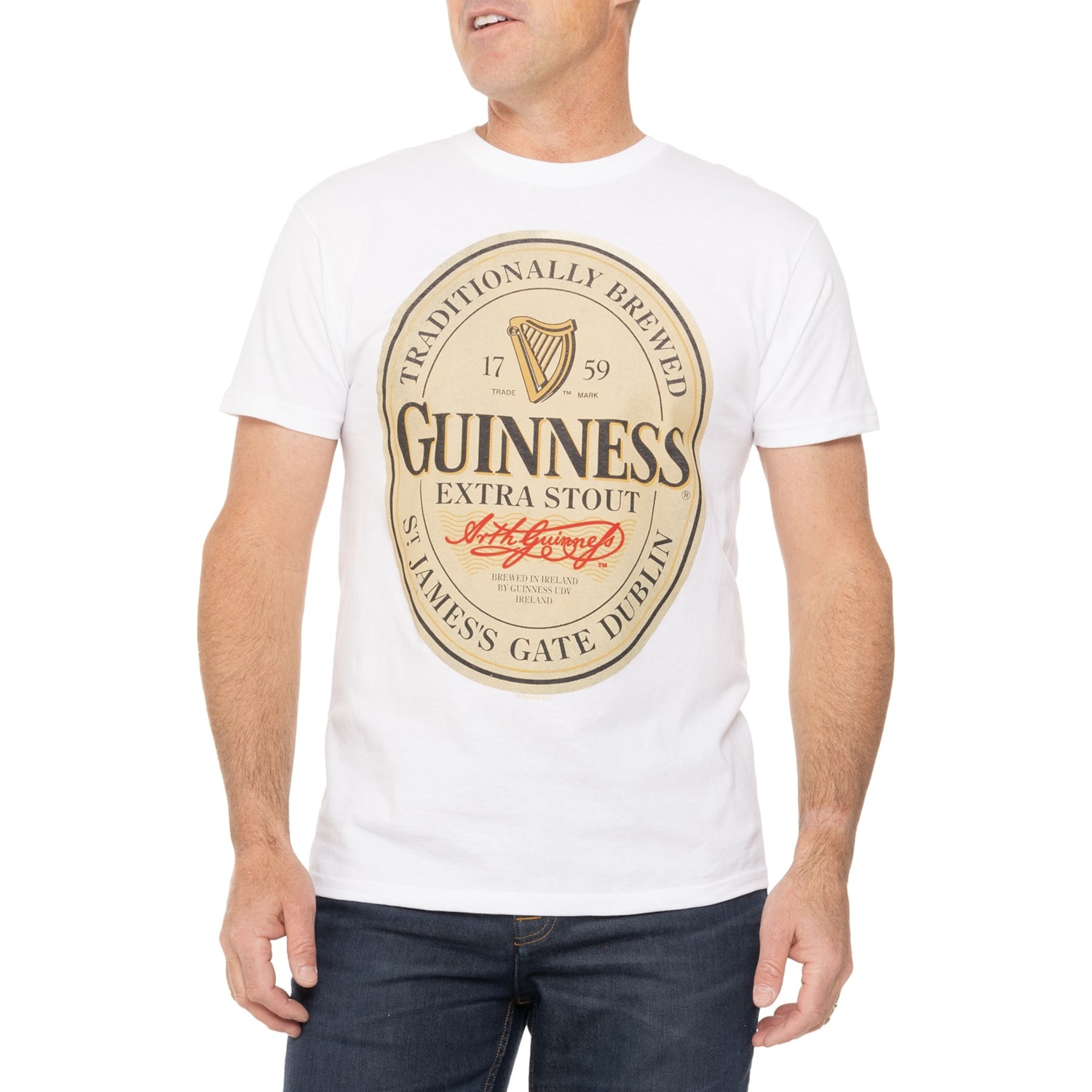 GUINNESS Extra Stout T-Shirt - Short Sleeve - Save 50%