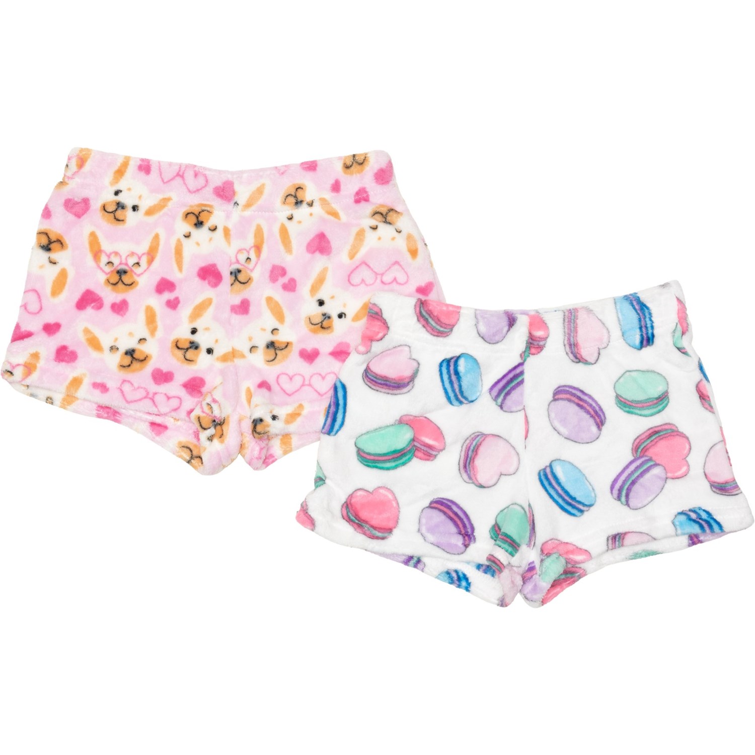 HAPPY TRENDS Plush Sleep Shorts - 2-Pack - Save 44%
