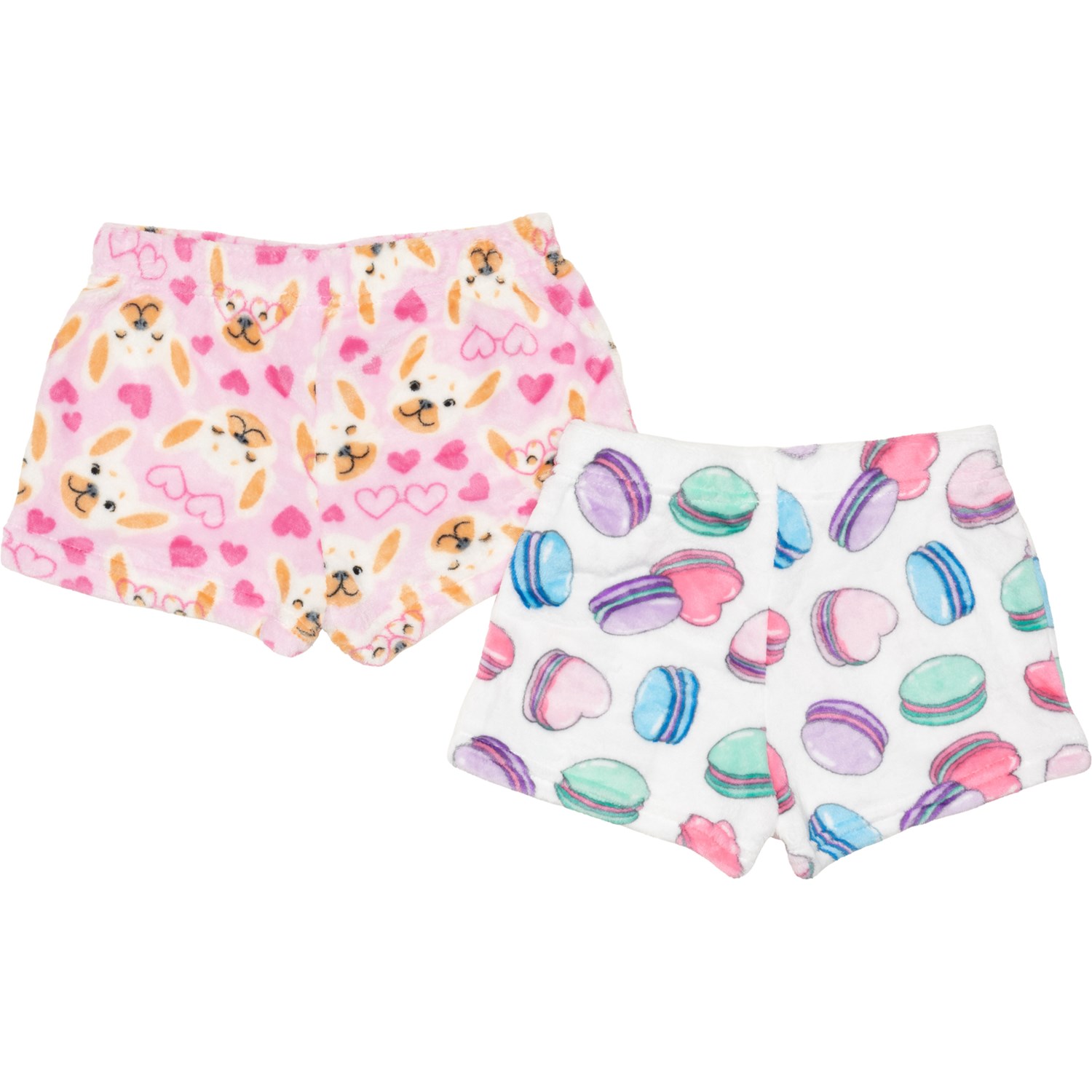 HAPPY TRENDS Plush Sleep Shorts - 2-Pack - Save 44%