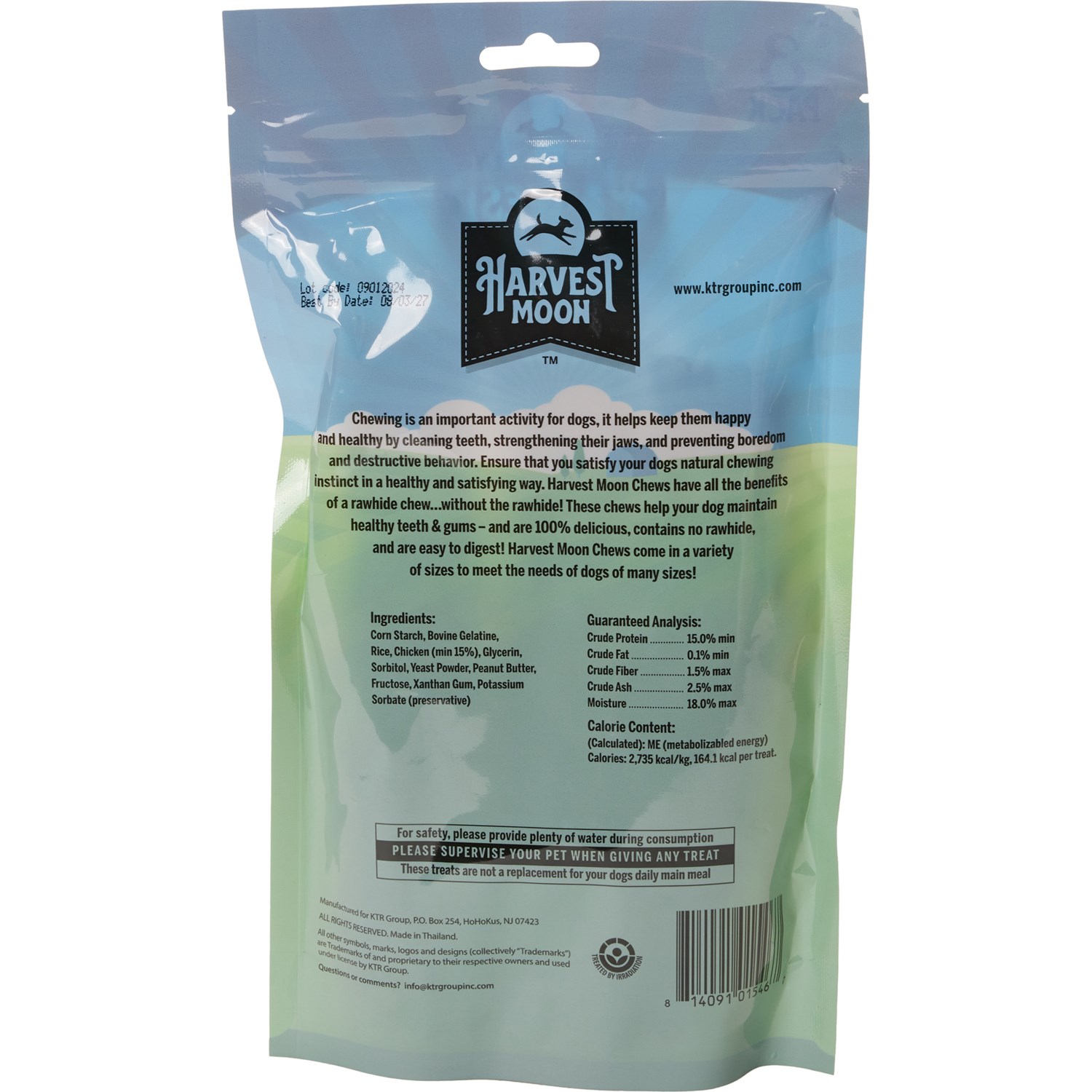 Harvest Moon Puffed Braided Twists Dog Chews - 3-Count - Save 30%