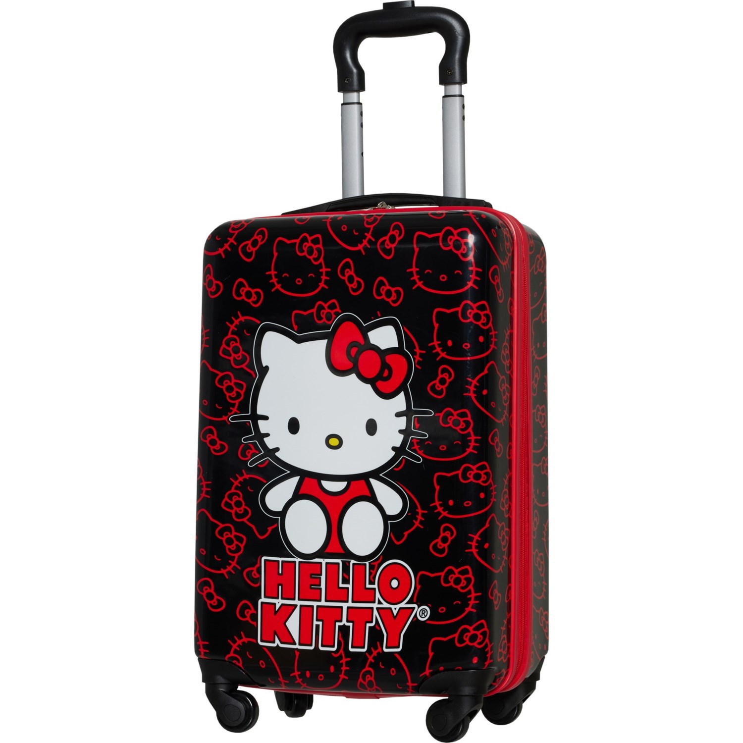 Hello Kitty 18” Logo Spinner Carry-On Suitcase - Hardside, Multi - Save 46%