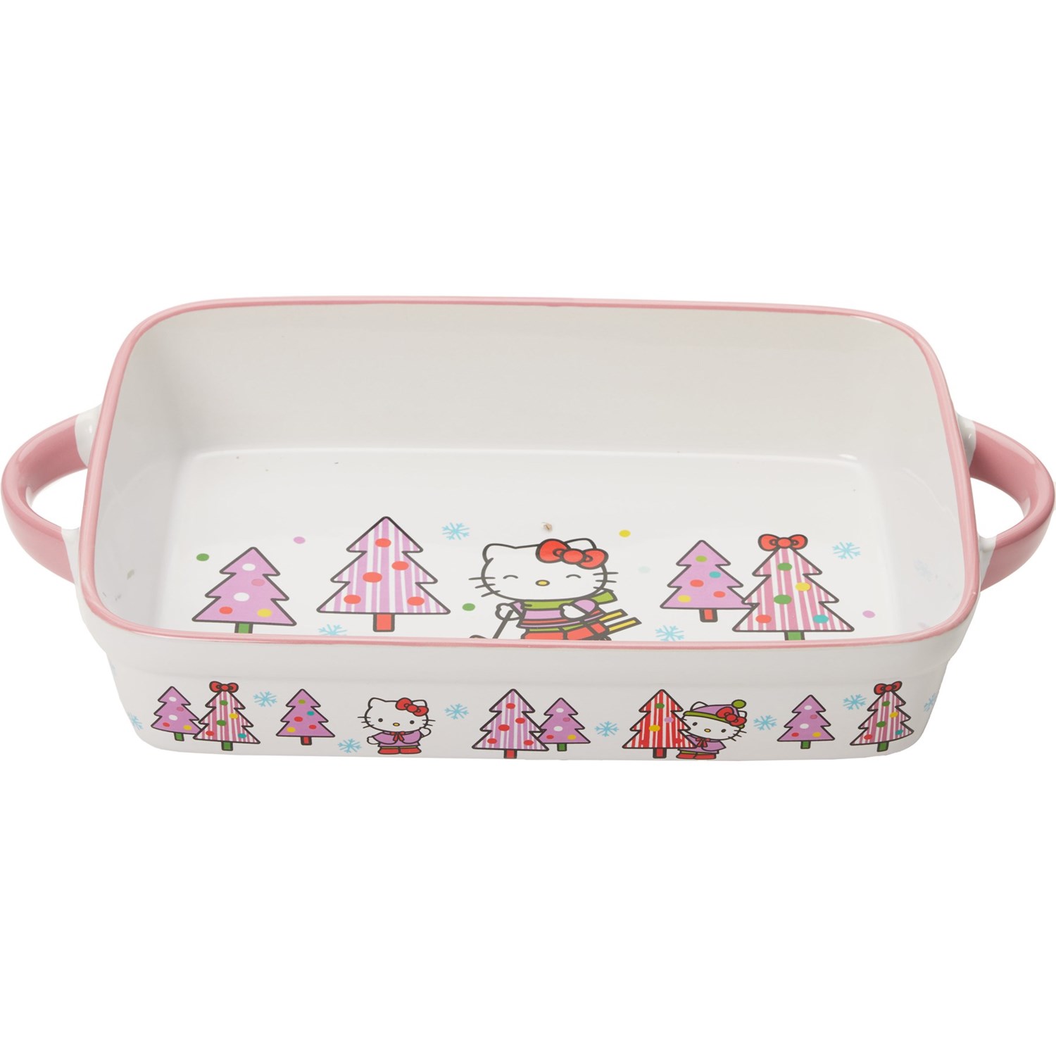 Hello Kitty Christmas Ice Skate Rectangular Baking Dish - 12x8x2.5 ...