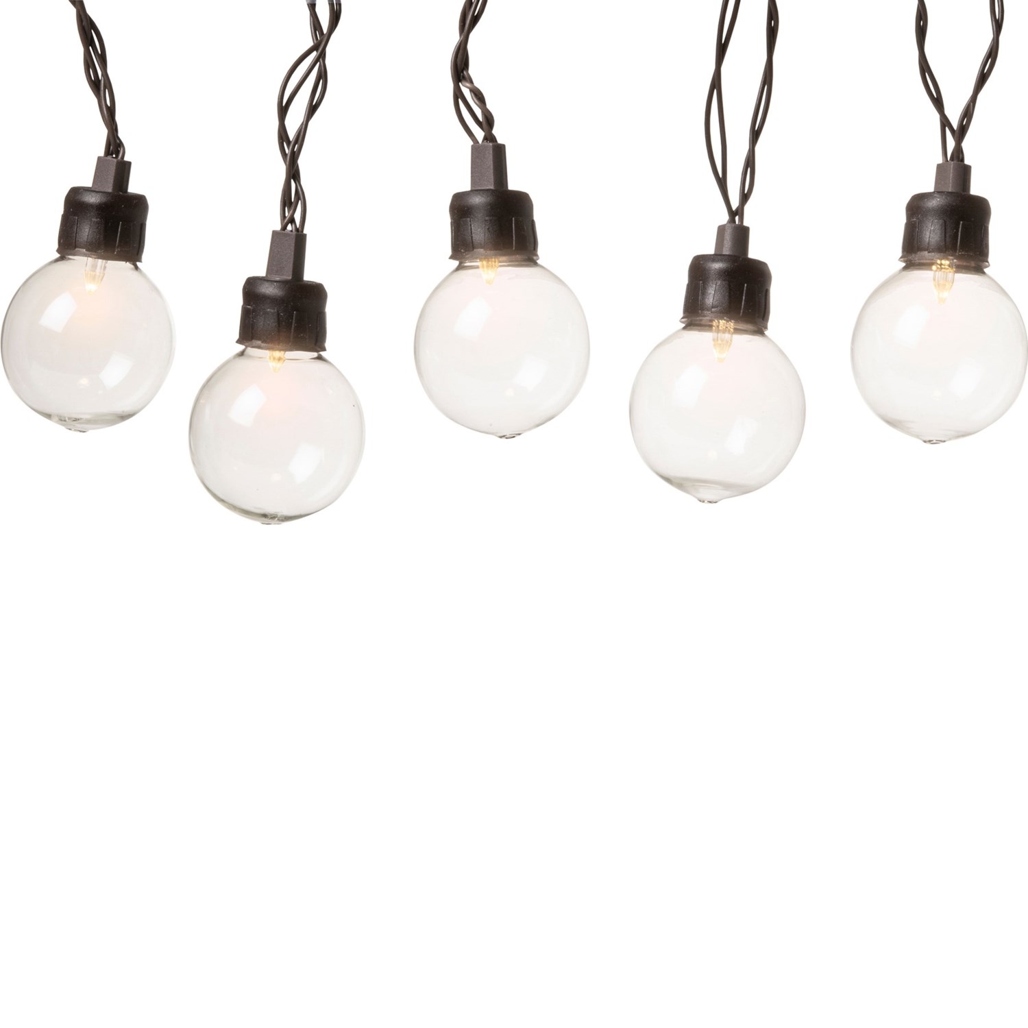 Home and Garden 20-Bulb Outdoor Solar LED String Lights - 18’ - Save 31%