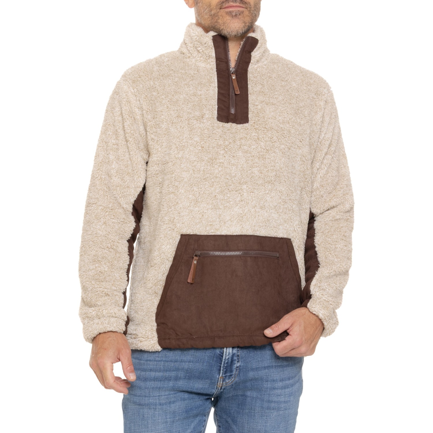 Hooey Fleece Jacket - Zip Neck - Save 36%