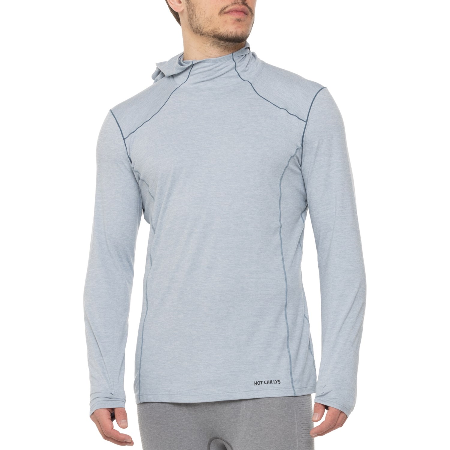 Hot Chillys Clima-Tek Base Layer Hoodie - UPF 30+ - Save 50%