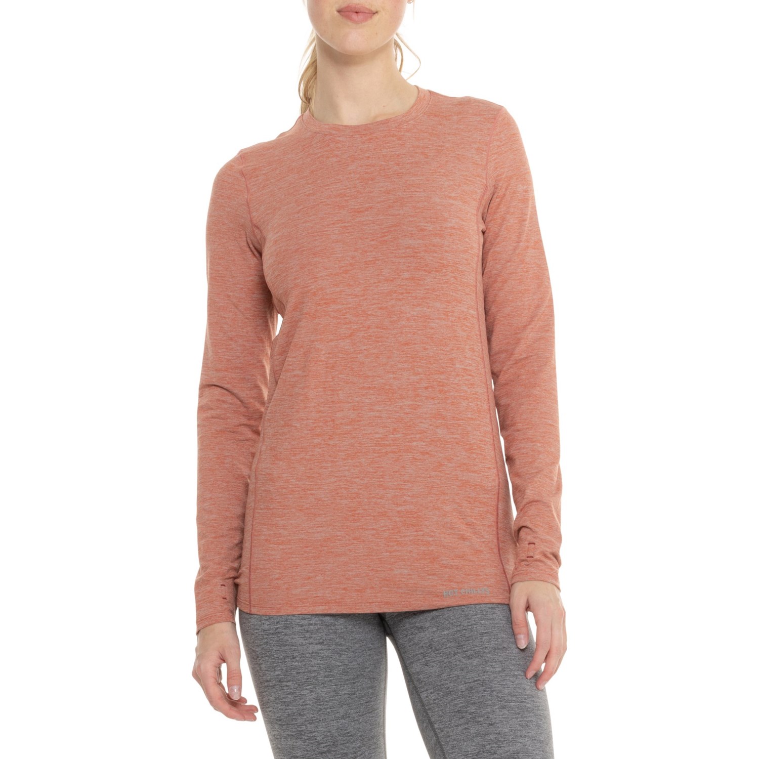 Hot Chillys Clima-Tek Base Layer Top - UPF 30+, Long Sleeve - Save 71%