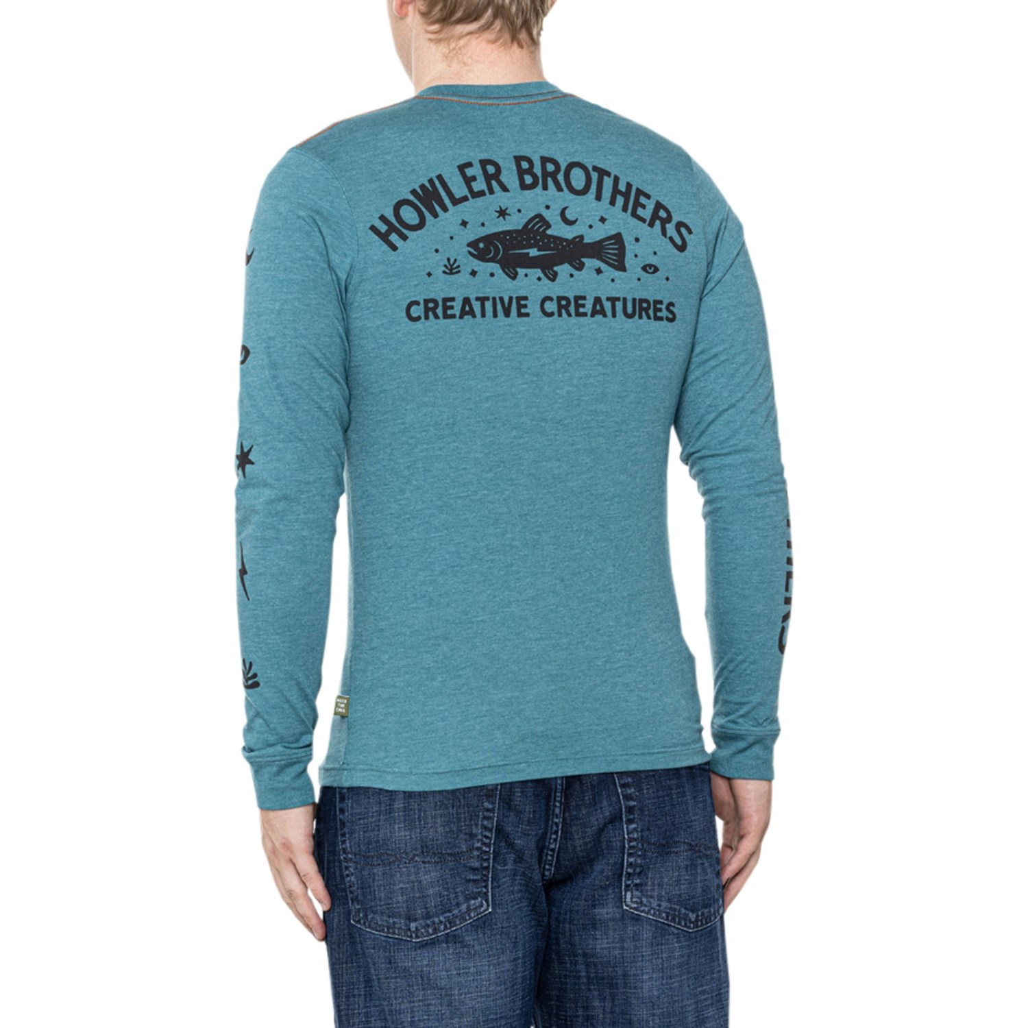 Howler Brothers Creative Creatures Trout Select T-Shirt - Long Sleeve ...