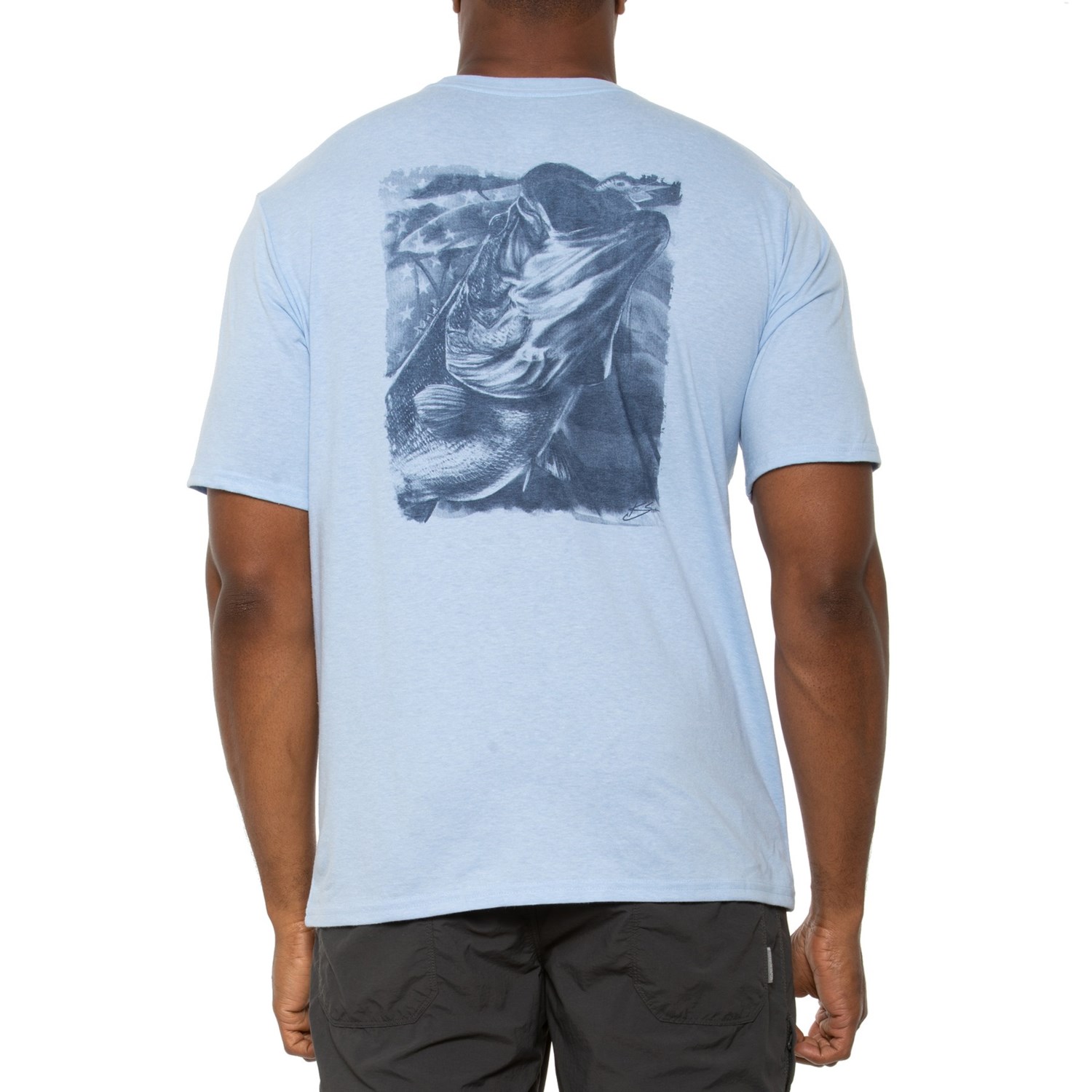 Huk KC Americana Bucket Tonal T-Shirt - Short Sleeve - Save 60%