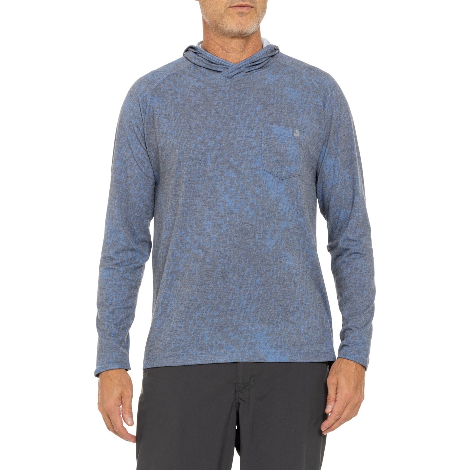 Huk Spot Tail Waypoint Hoodie - UPF 50+ - Save 69%