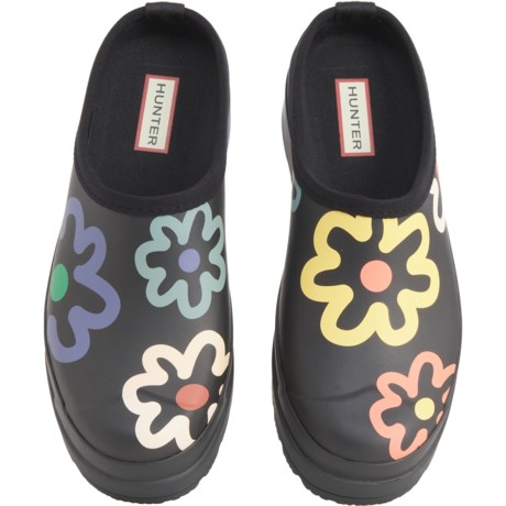 HUNTER Play Flower Pop Print Clogs (For Women) - Save 40%