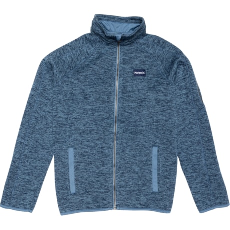 Hurley Big Boys Sweater-Knit Full Zip Shirt - Save 66%