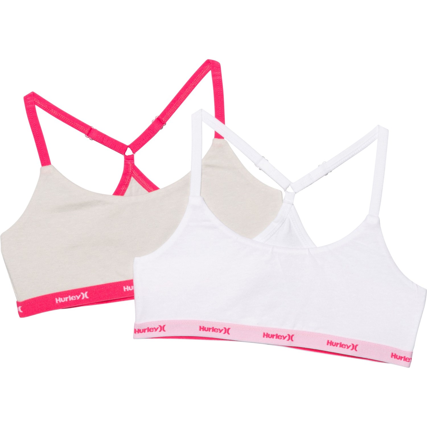 Hurley Big Girls Bralettes - 2-Pack - Save 46%