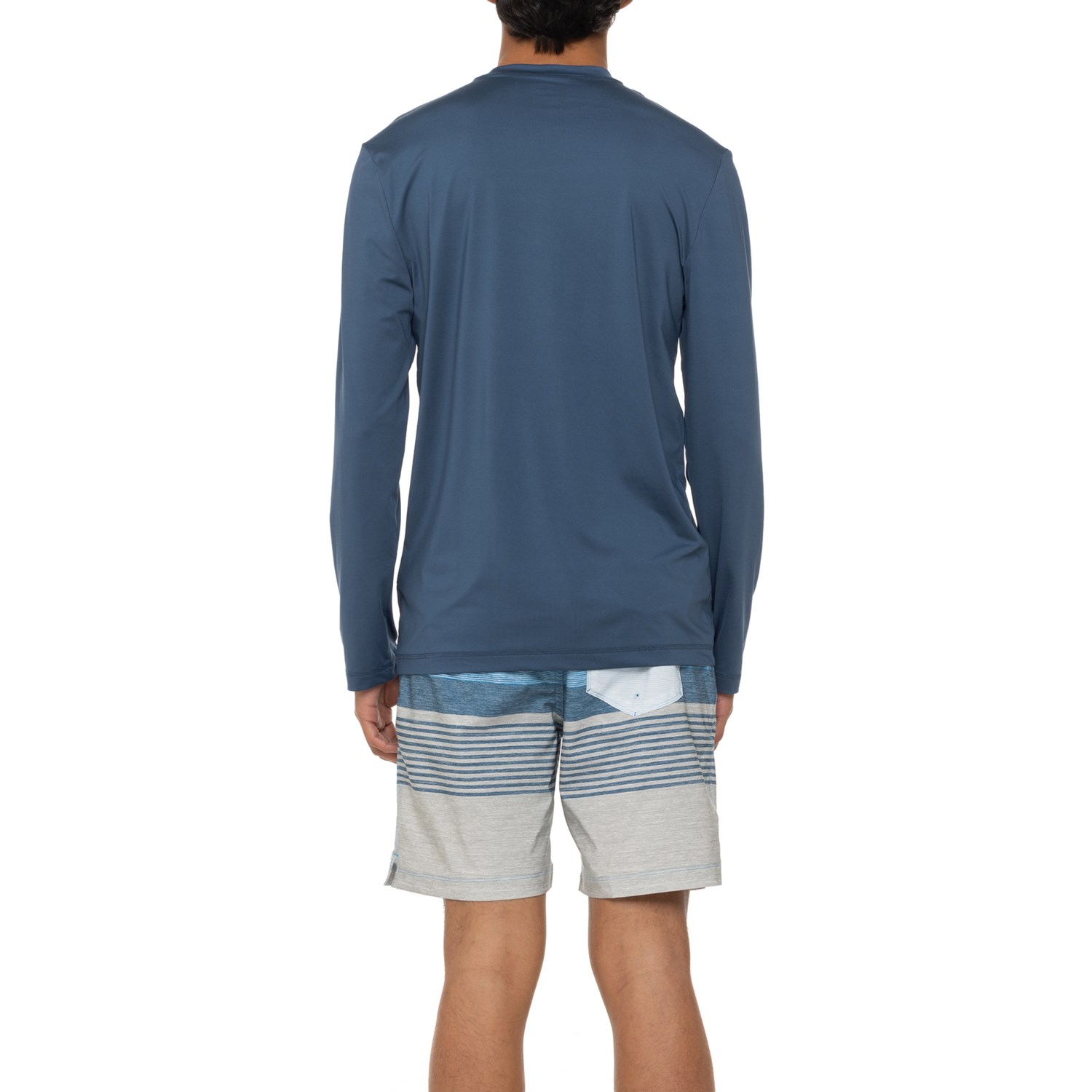 HURLEY EXIST Epic Ombre Rash Guard and Swim Shorts Set - UPF 50+, Long ...