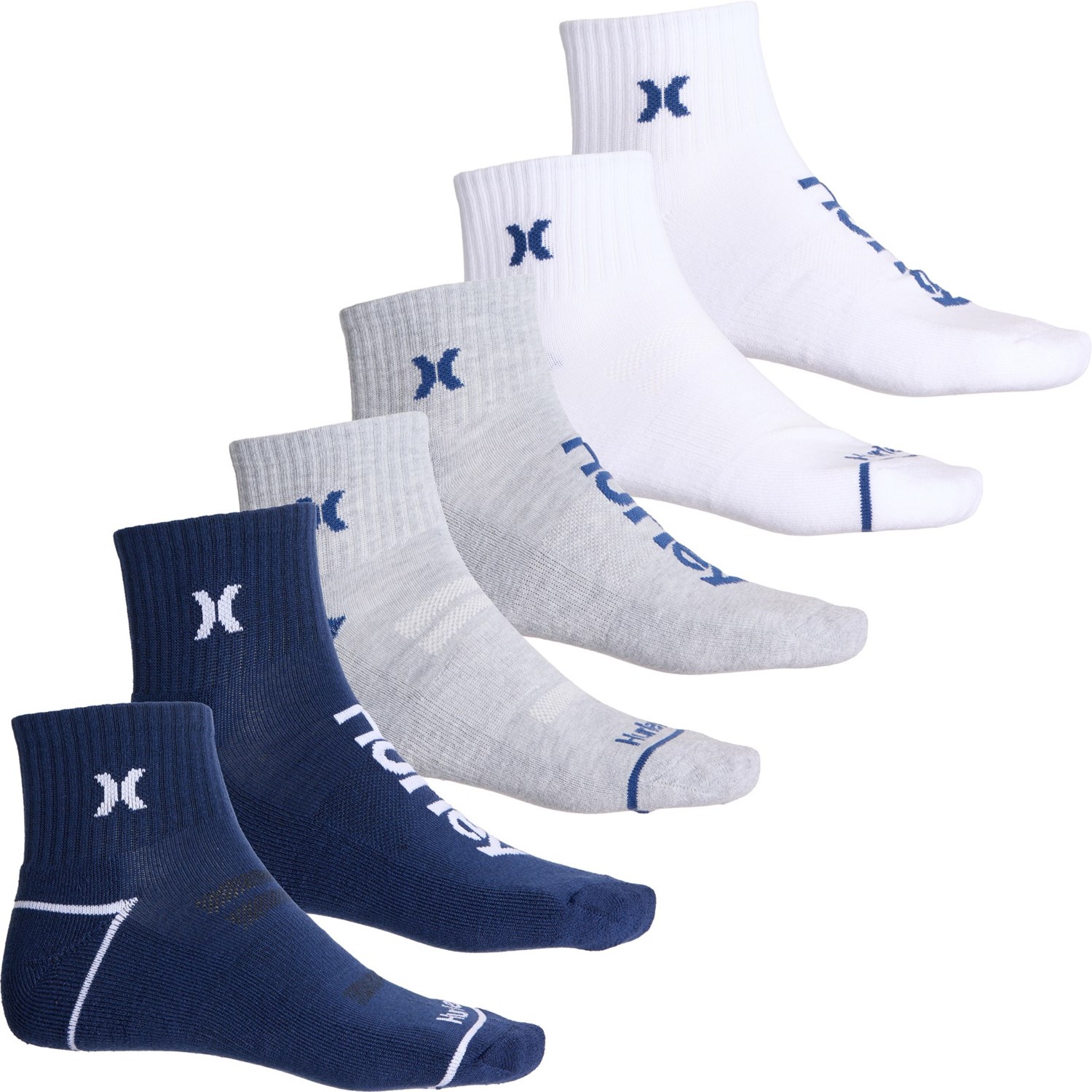 Hurley Half Cushion Terry Socks (For Men) - Save 38%