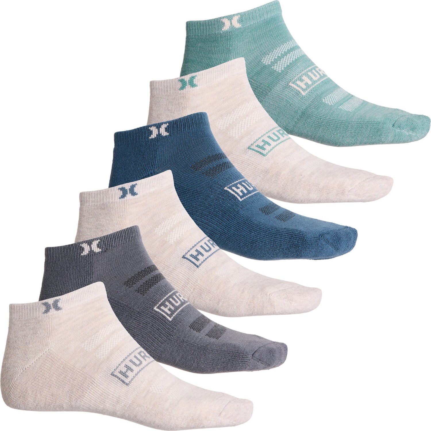 Hurley Half Terry Low Cut Socks (For Men) - Save 38%