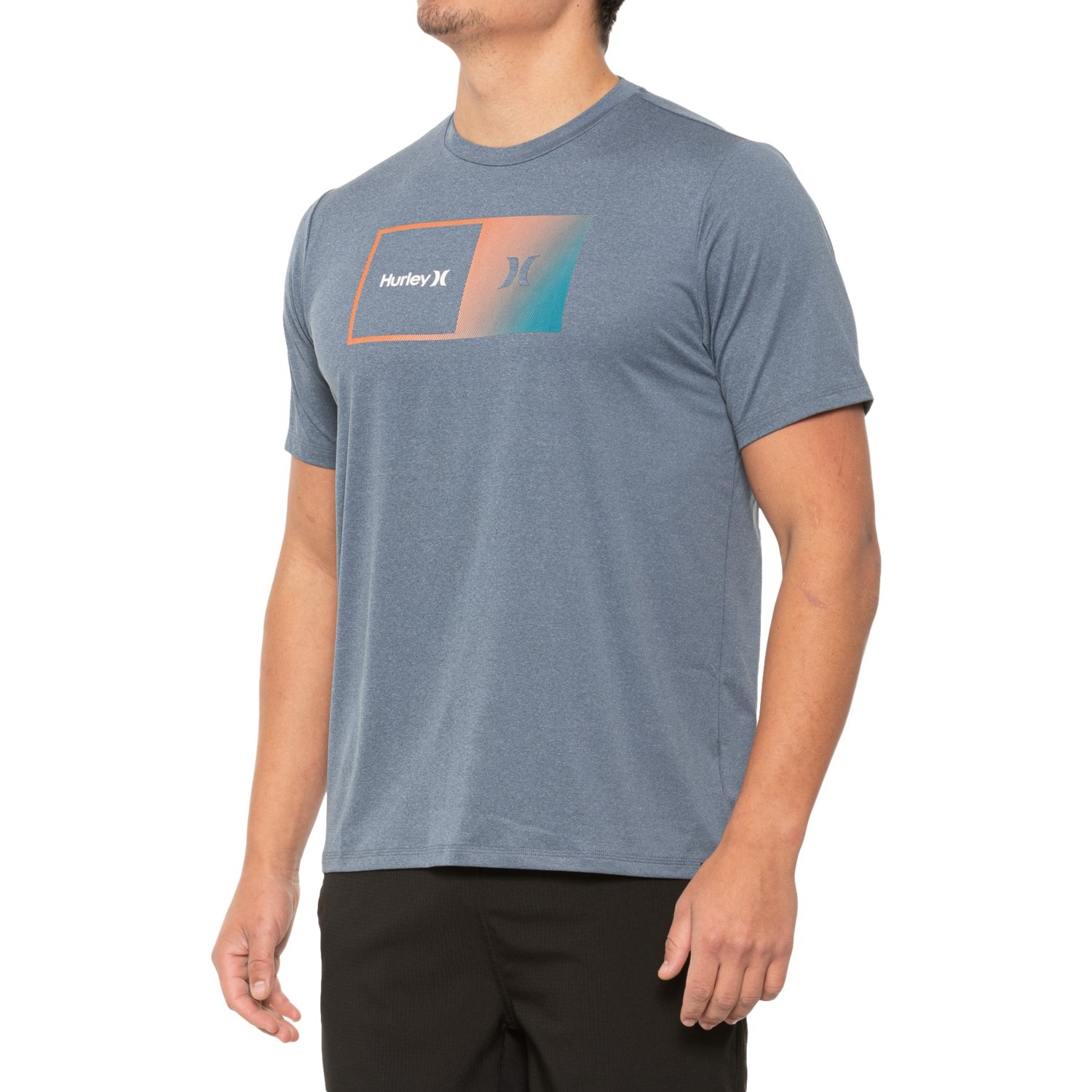 Hurley Halfer Gradient Hybrid T-Shirt (For Men) - Save 57%