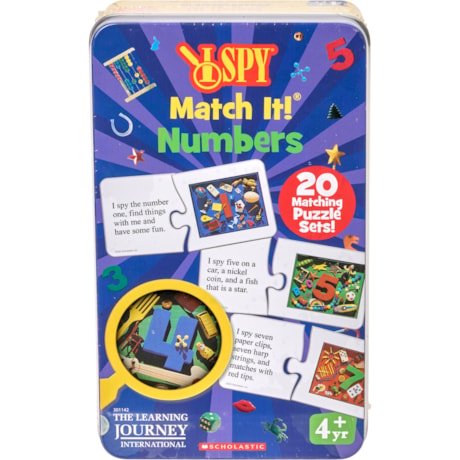 I Spy Match It! Numbers Puzzle Sets - Save 56%