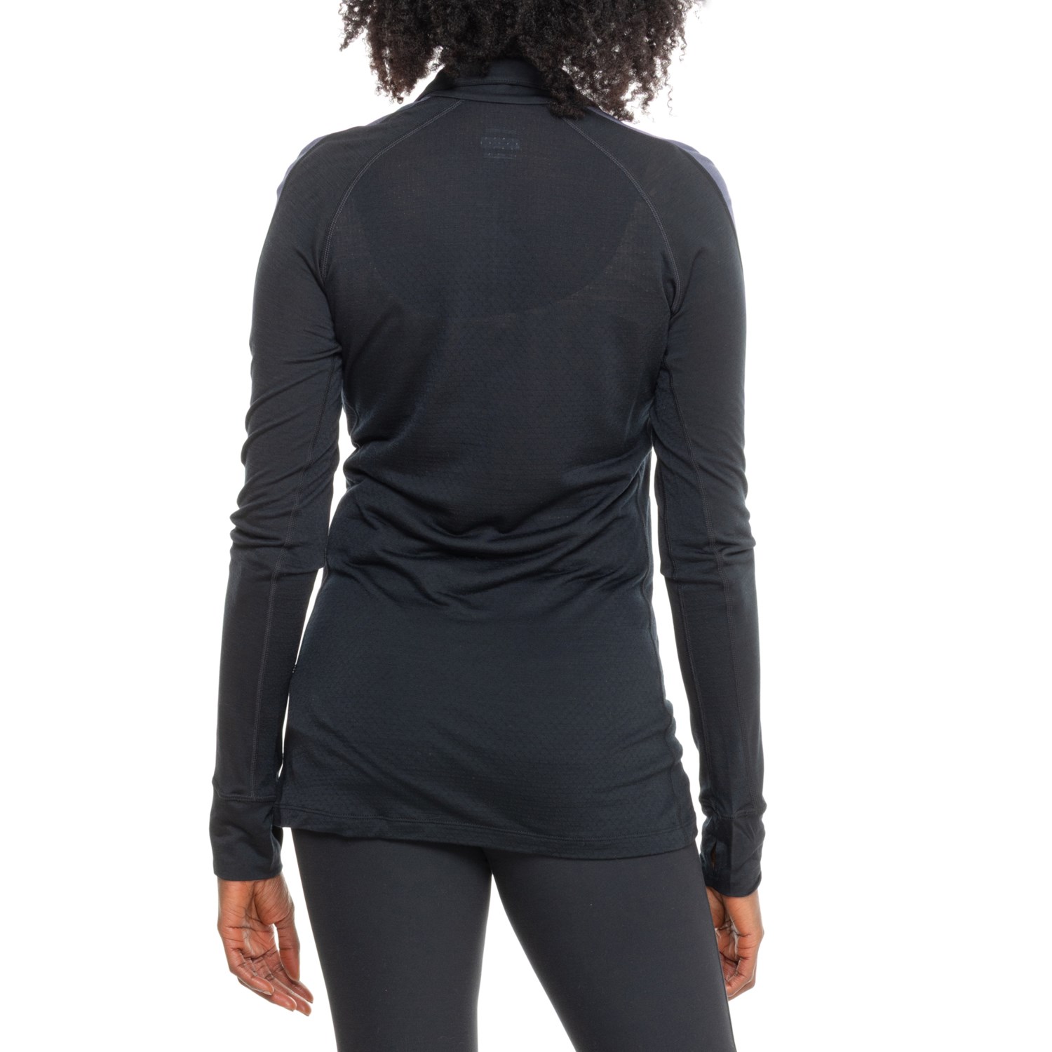 Icebreaker 125 Zoneknit Zip Neck Base Layer Top - Merino Wool, Long ...