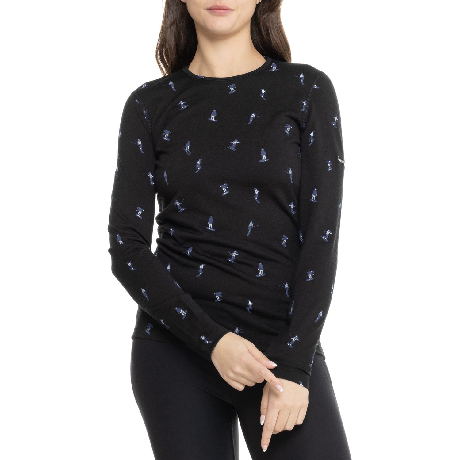 Icebreaker 200 Oasis Crewe Base Layer Top - Merino Wool, Long Sleeve ...