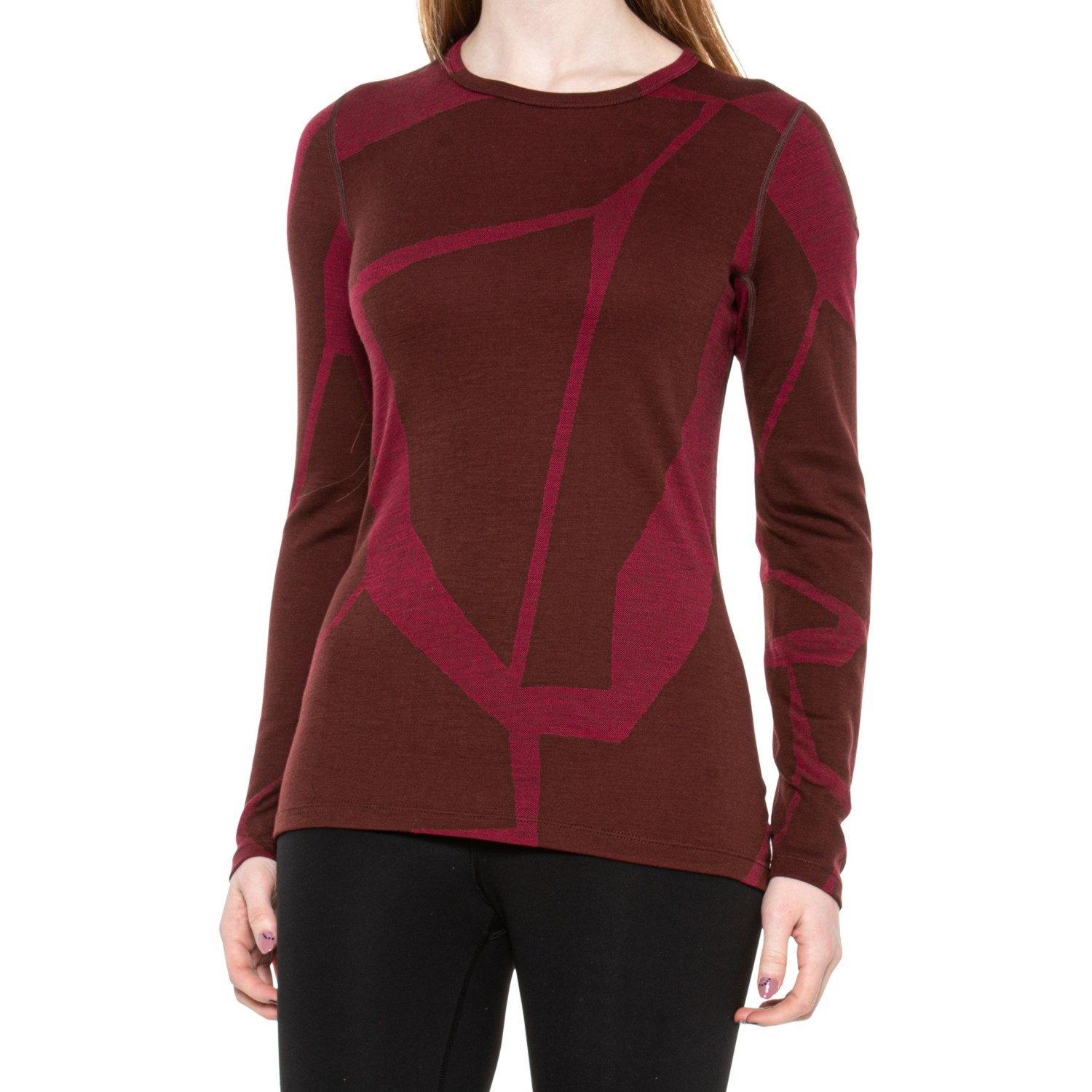 Icebreaker 250 Vertex Landscapes Base Layer Top - Merino Wool, Long ...