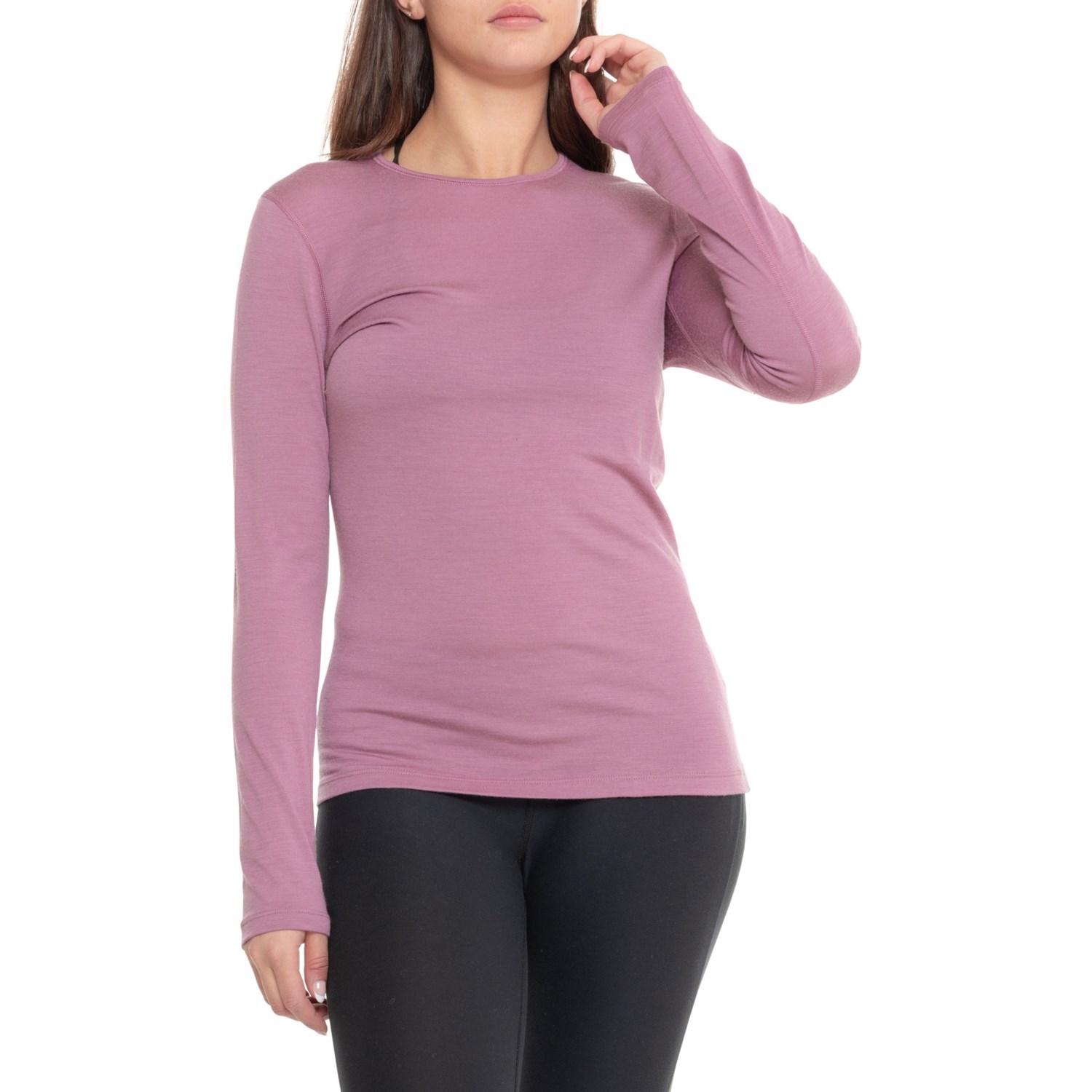 Icebreaker BodyFit 200 Oasis Crewe Base Layer Top - Merino Wool, Long ...